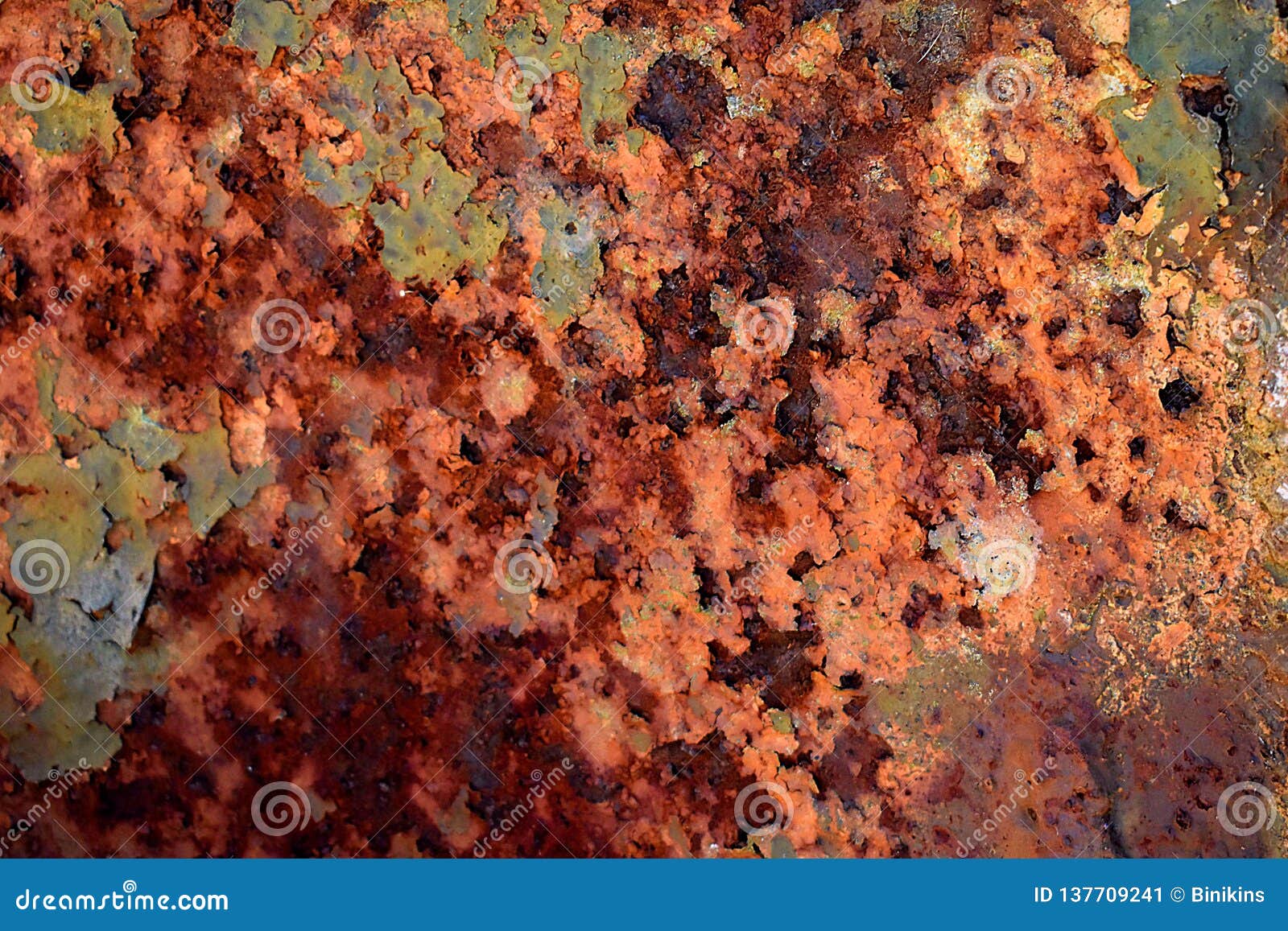 Rust Close Up stock image. Image of surface, rust, yellow - 137709241