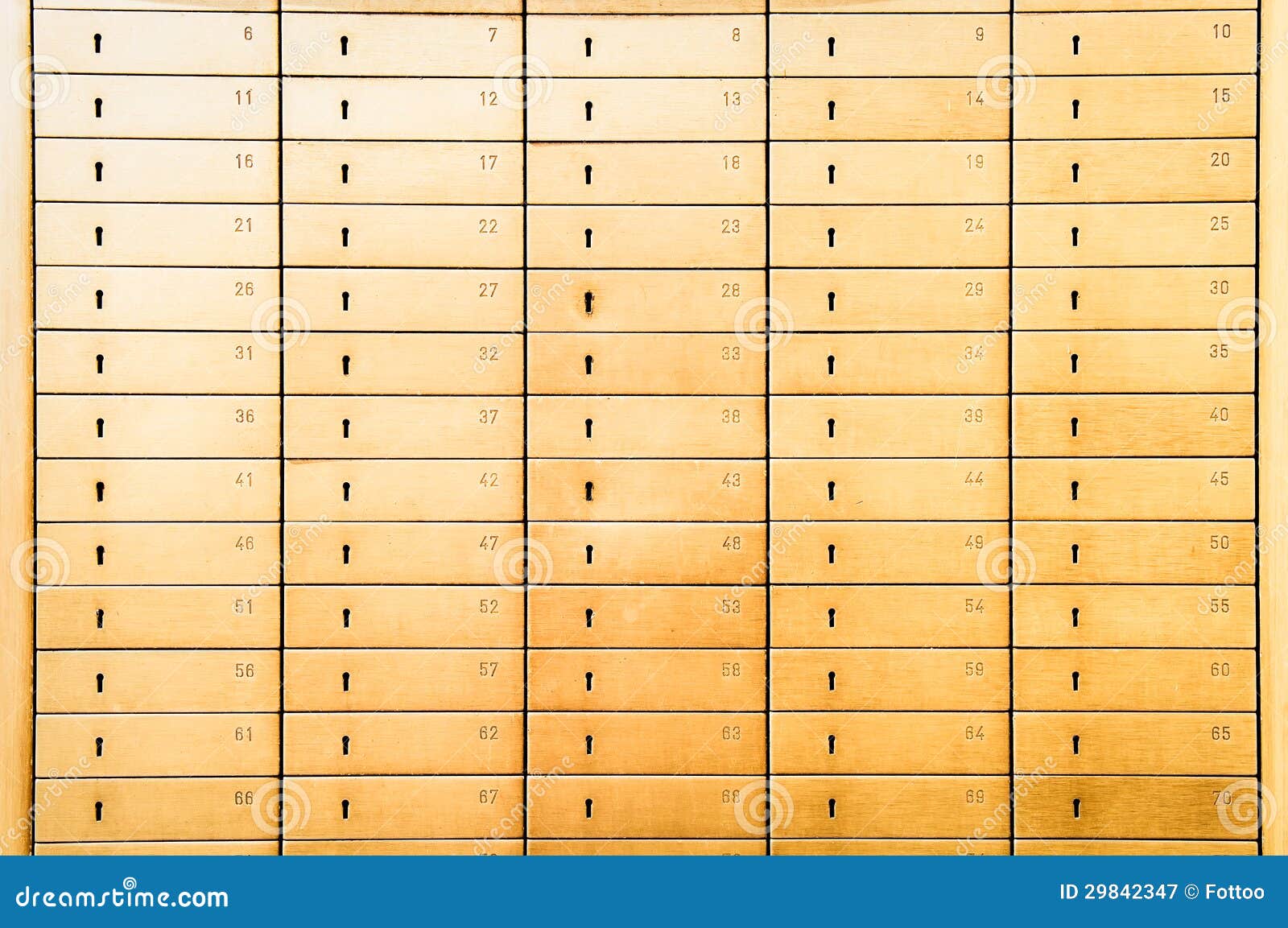 Safety deposit boxes stock image. Image of number, safe - 29842347