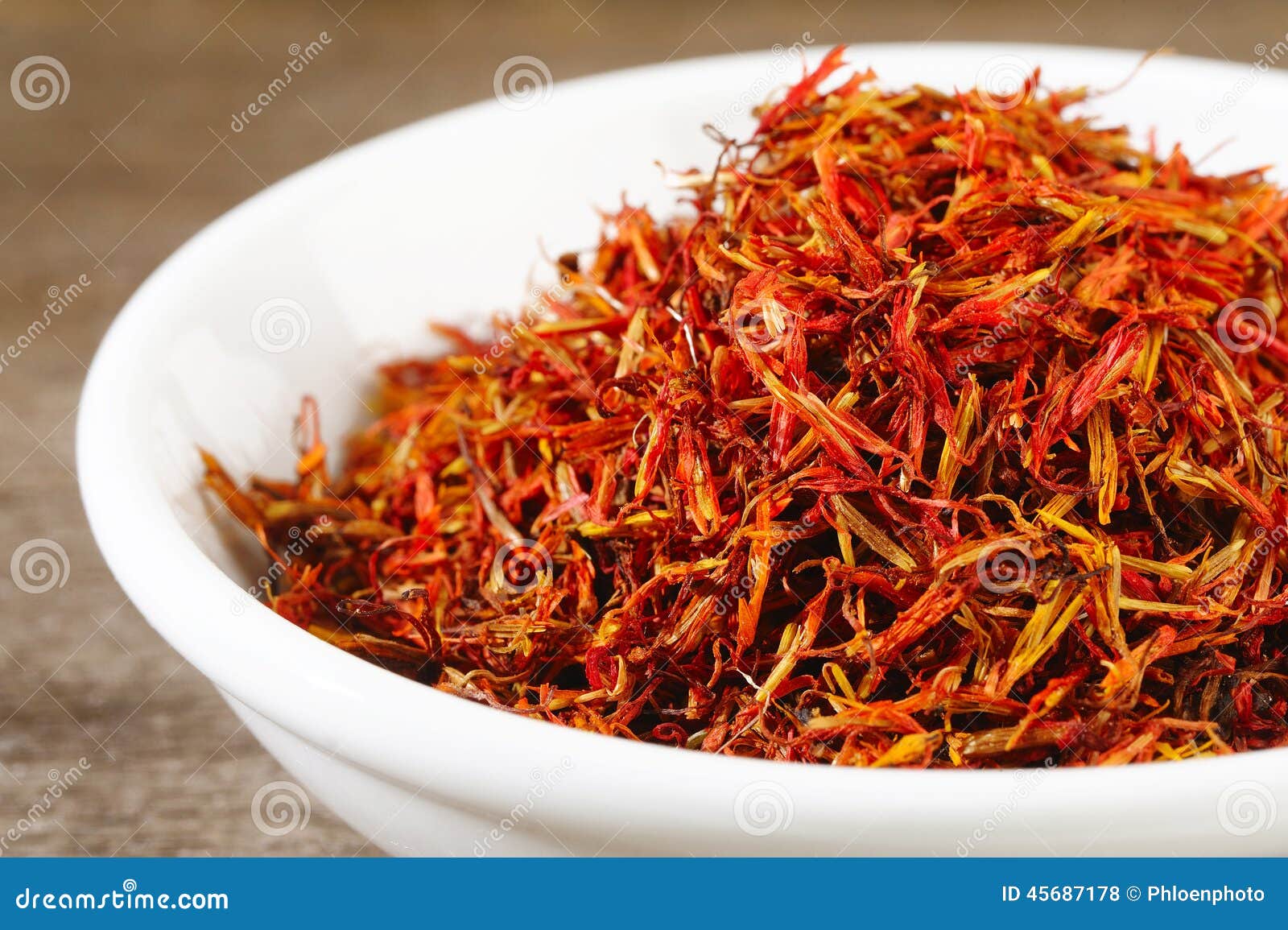 Close up of safflower stock photo. Image of plant, spice - 45687178