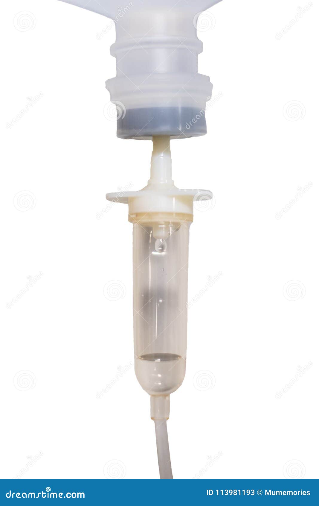 Close-up Saline Solution Iv Fluid Drip, Isolated on Background Stock ...