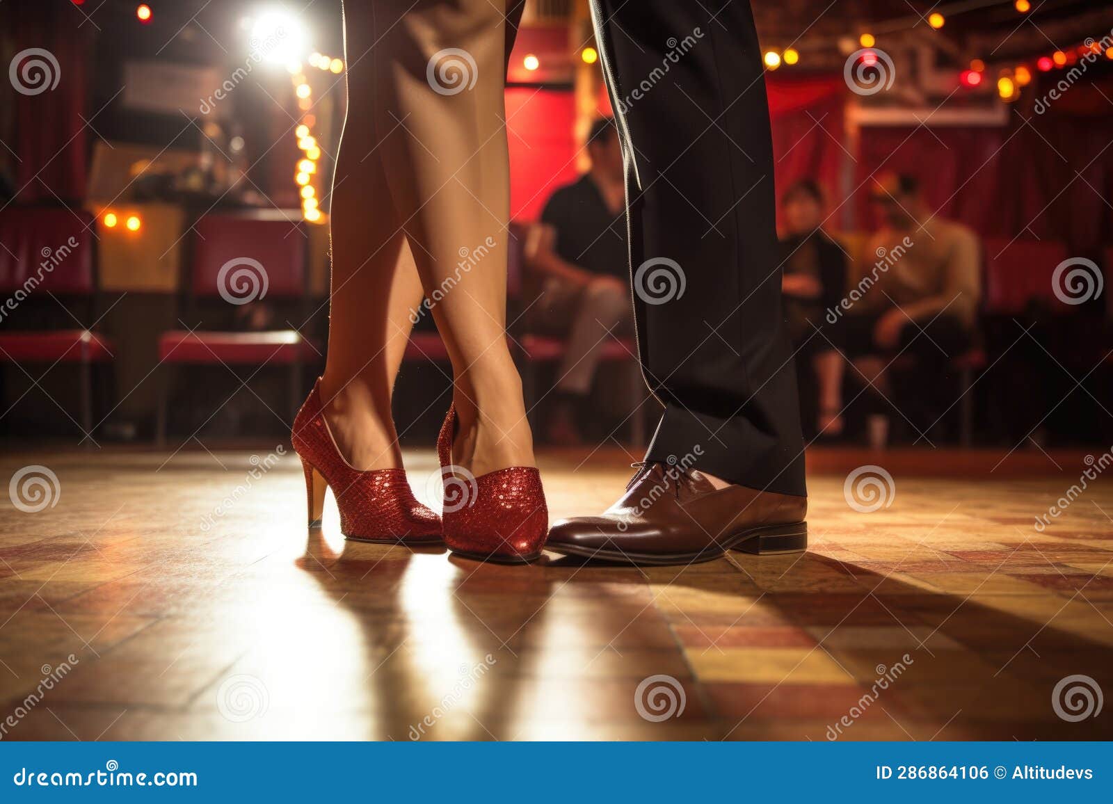 Dance Steps Footprints Ballroom Instructions Vector Illustration ...