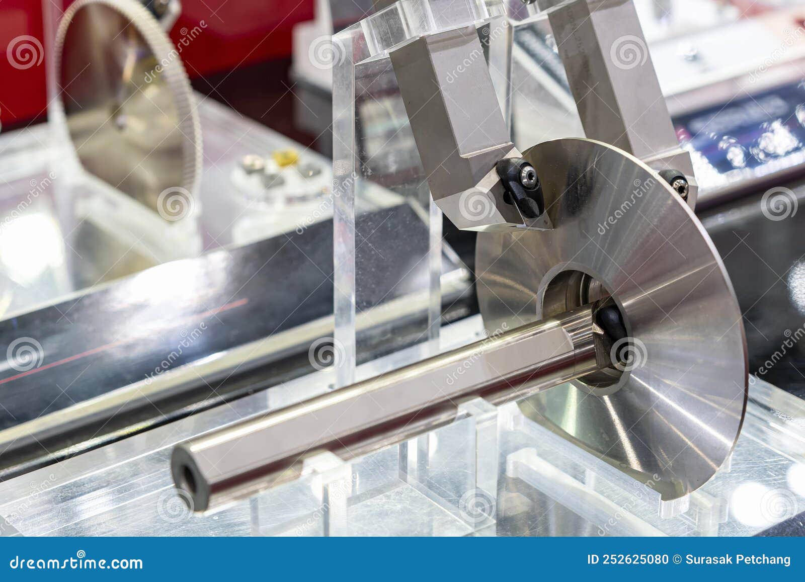 Close Up Sample Cutting Tools and Workpiece Show Function or How To Use ...