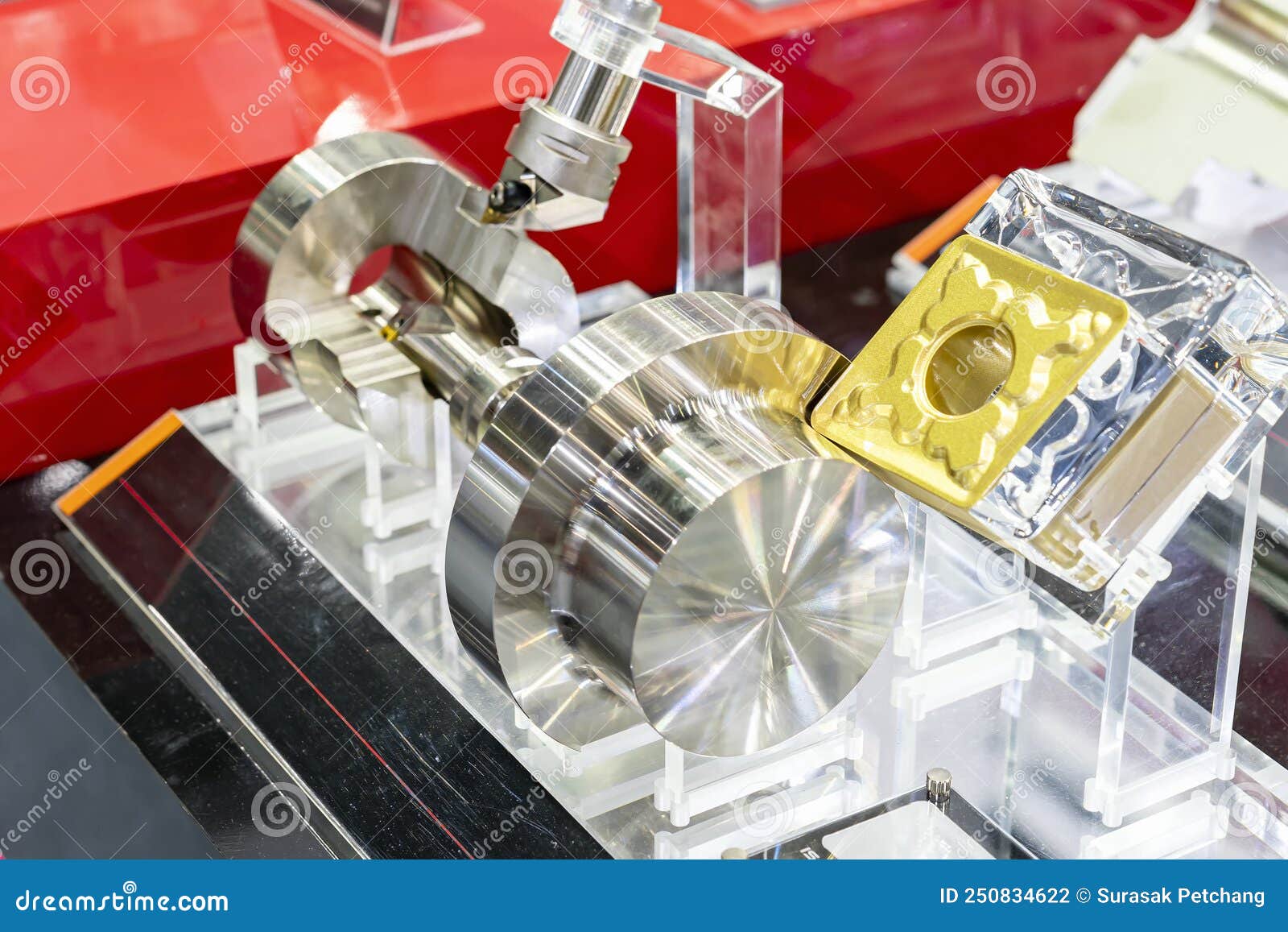 Close Up Sample Cutting Tools and Workpiece Show Function or How To Use ...