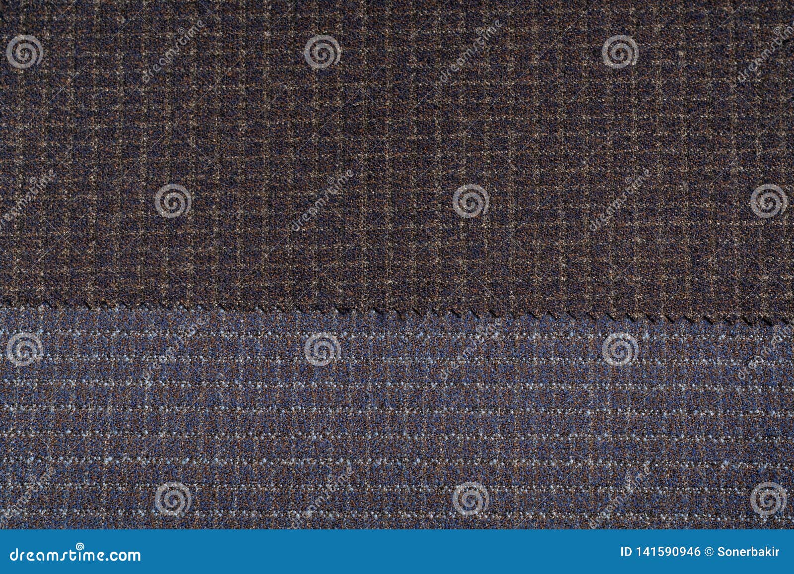 Close Up Sample Fabric for Interior Design, Material Selection. Stock ...