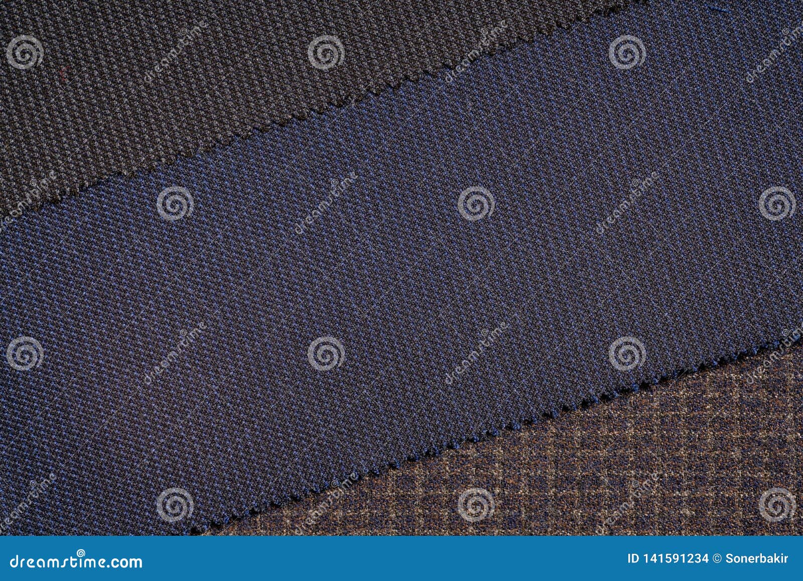 Close Up Sample Fabric for Interior Design, Material Selection. Stock ...