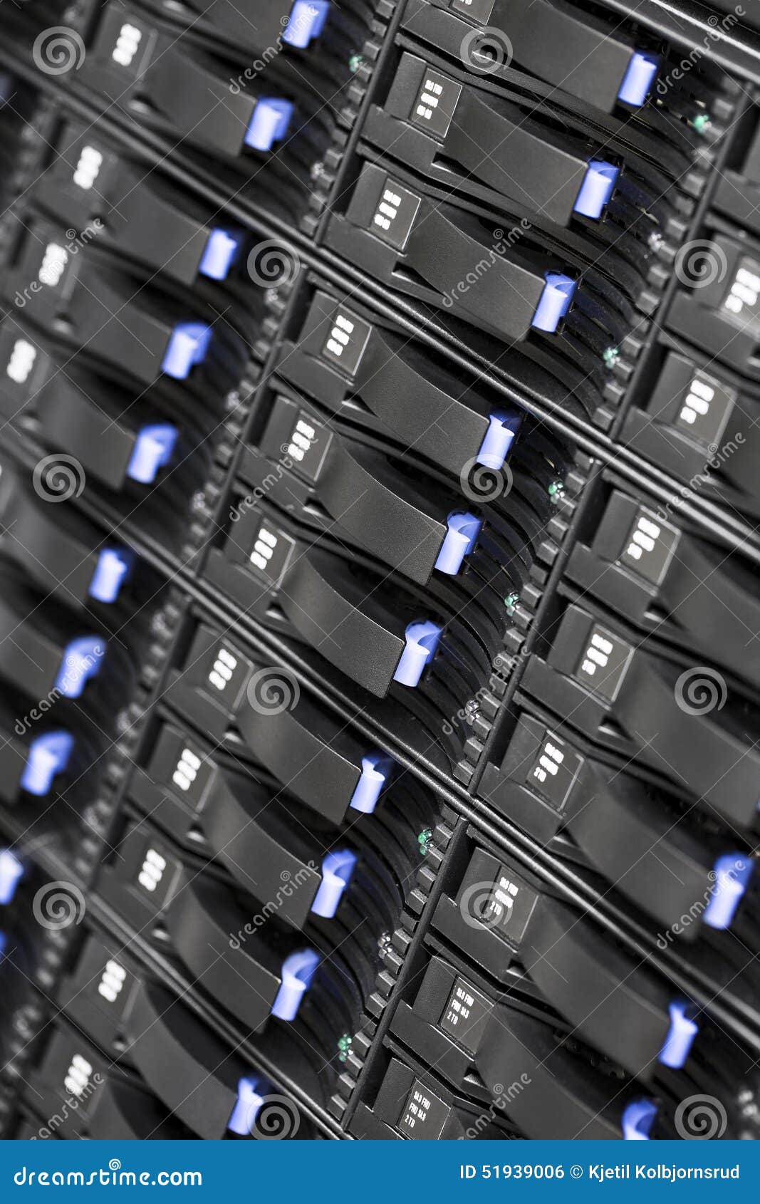 Close Up of SAN Storage Hard Drives in Datacenter Stock Photo - Image ...