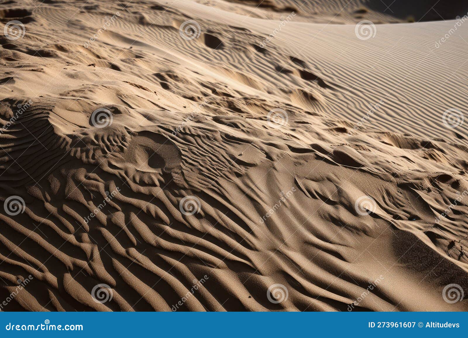 Close-up of Sand Dune with Intricate Patterns Stock Image - Image of ...