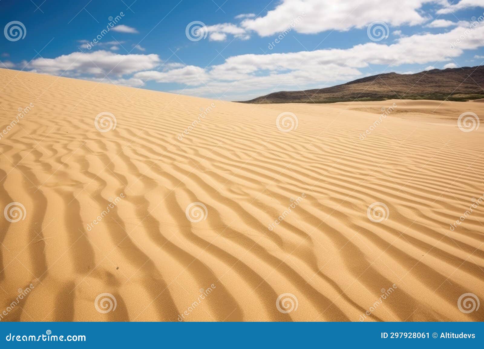 Close-up of Sand Dunes Formed by Wind Stock Image - Image of landscape ...