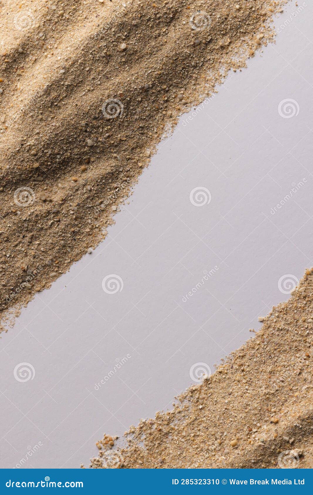 Close Up of Sand Grains and Copy Space on White Background Stock Photo ...