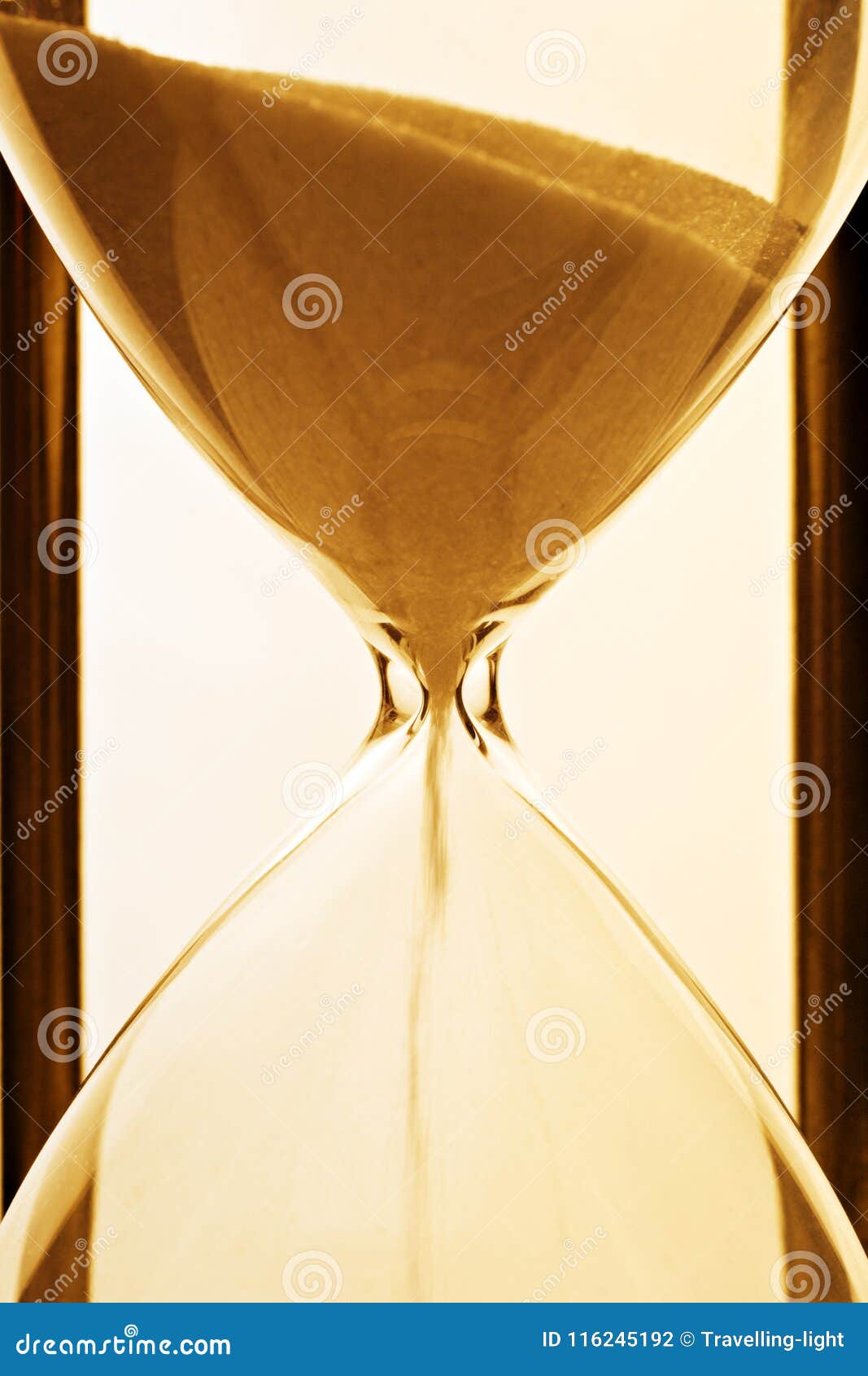 Sand Timer Close Up stock photo. Image of sand, passing - 116245192