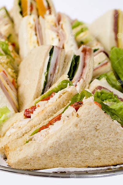 Close Up Sandwich Platter stock photo. Image of banquet - 2211820