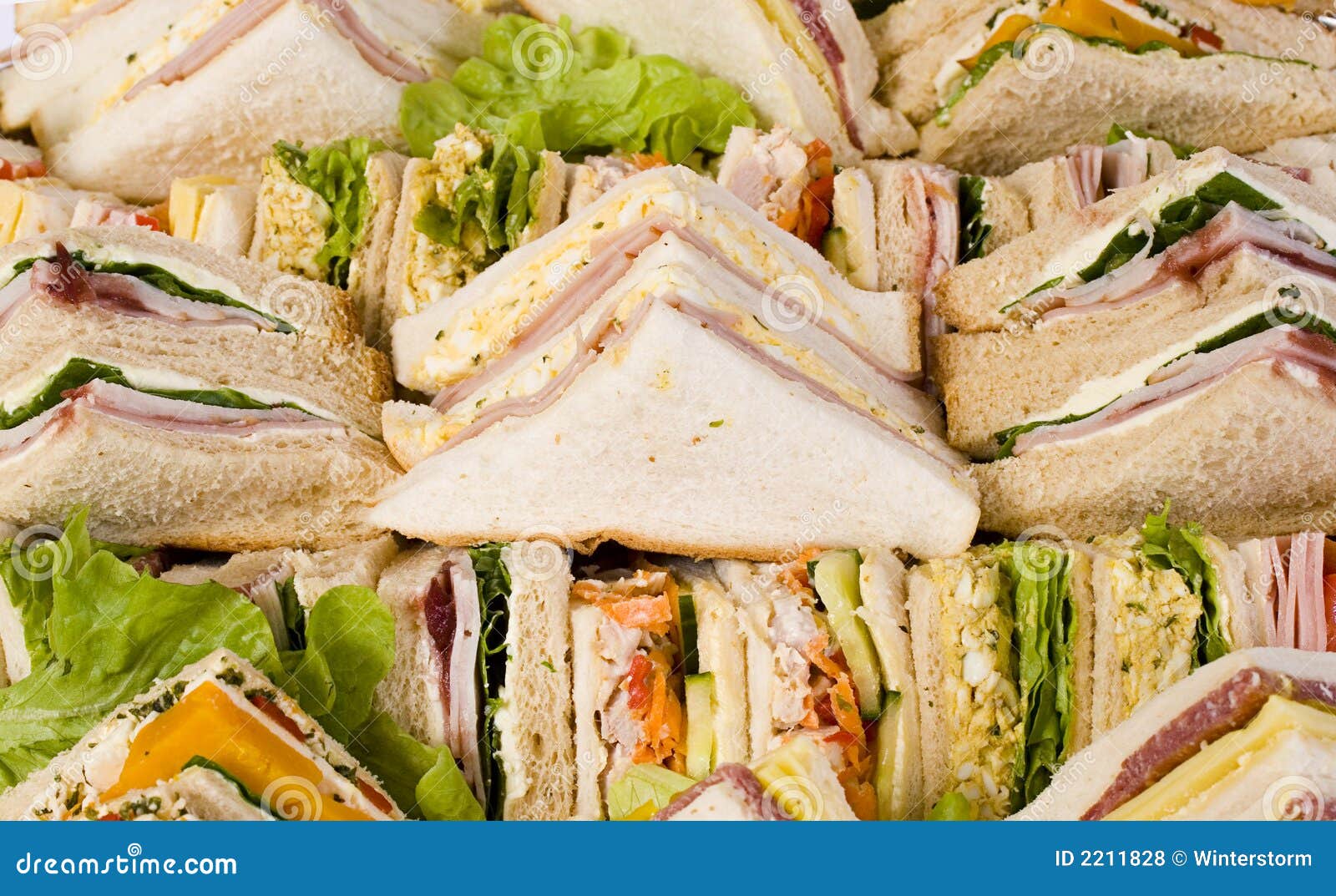 Close Up Sandwich Platter Royalty Free Stock Photos - Image: 2211828