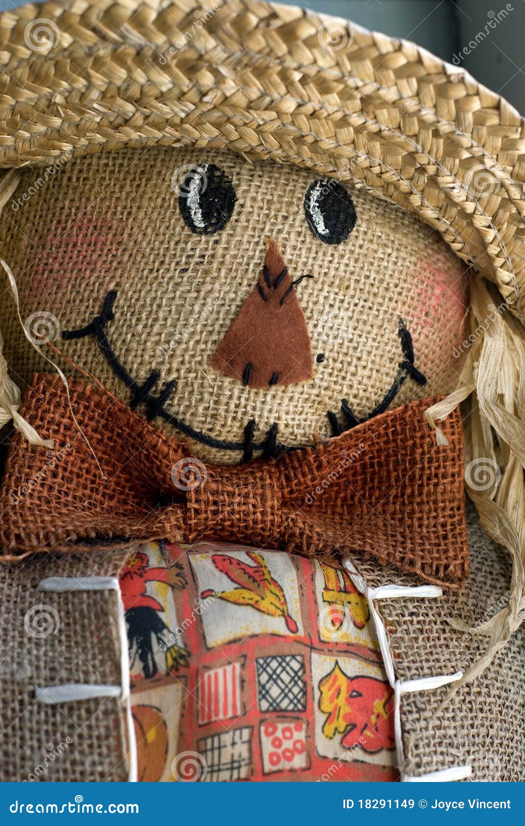 Close up of scarecrow stock image. Image of decoration - 18291149