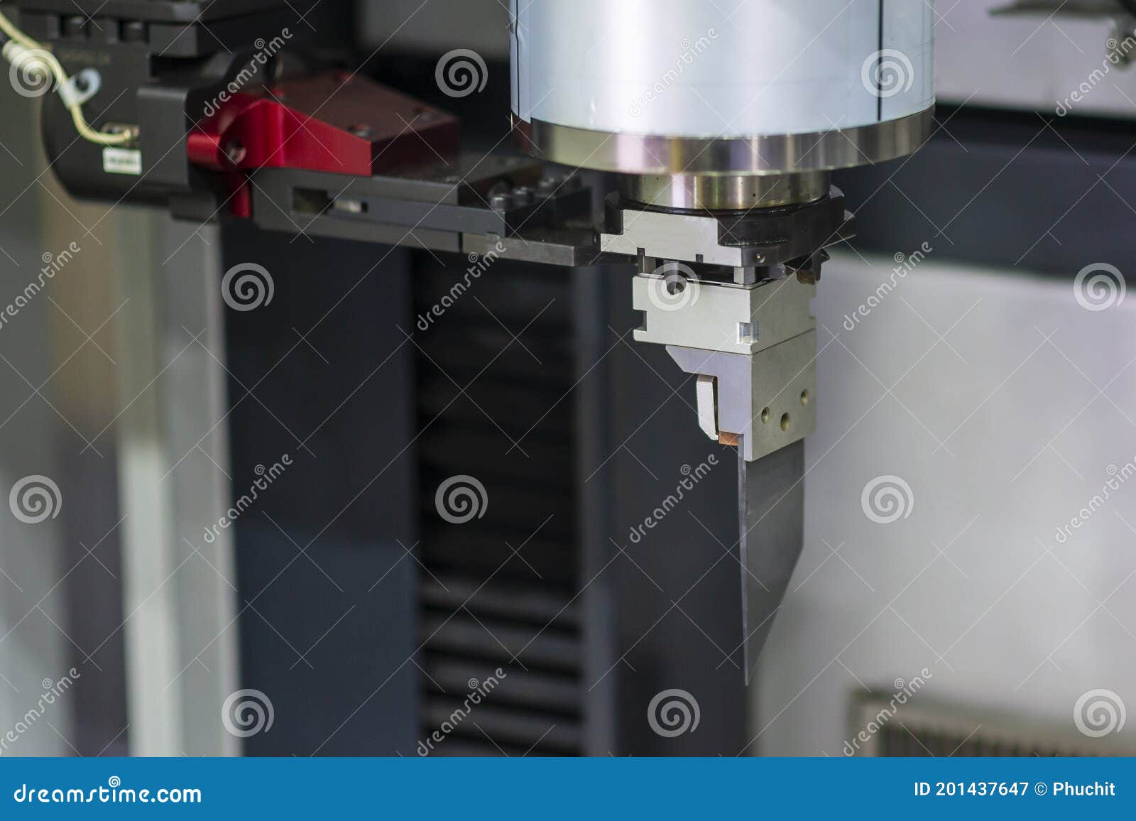 Close-up Scene of Graphite Rib Electrode for EDM Process. Stock Image ...