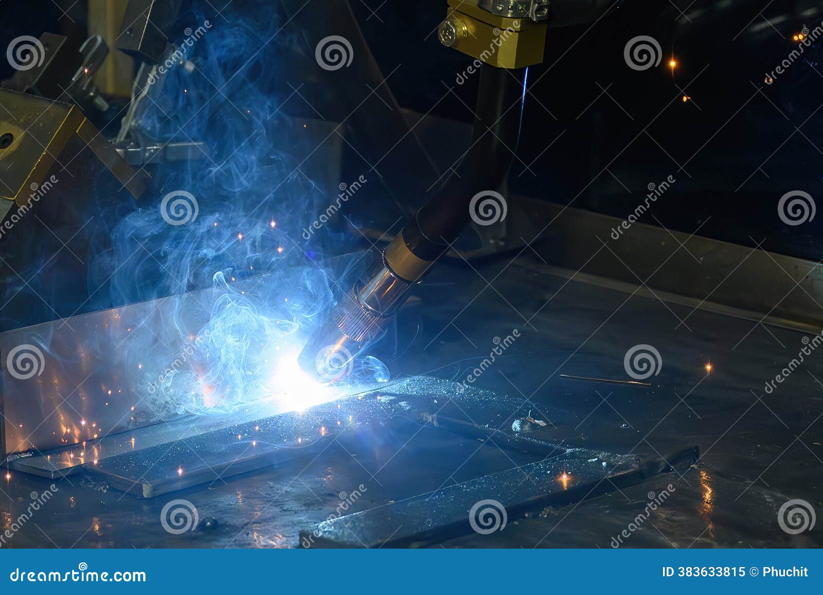 Welding Process Of Polyethylene Pipes. The Butt Welding Machines Used ...