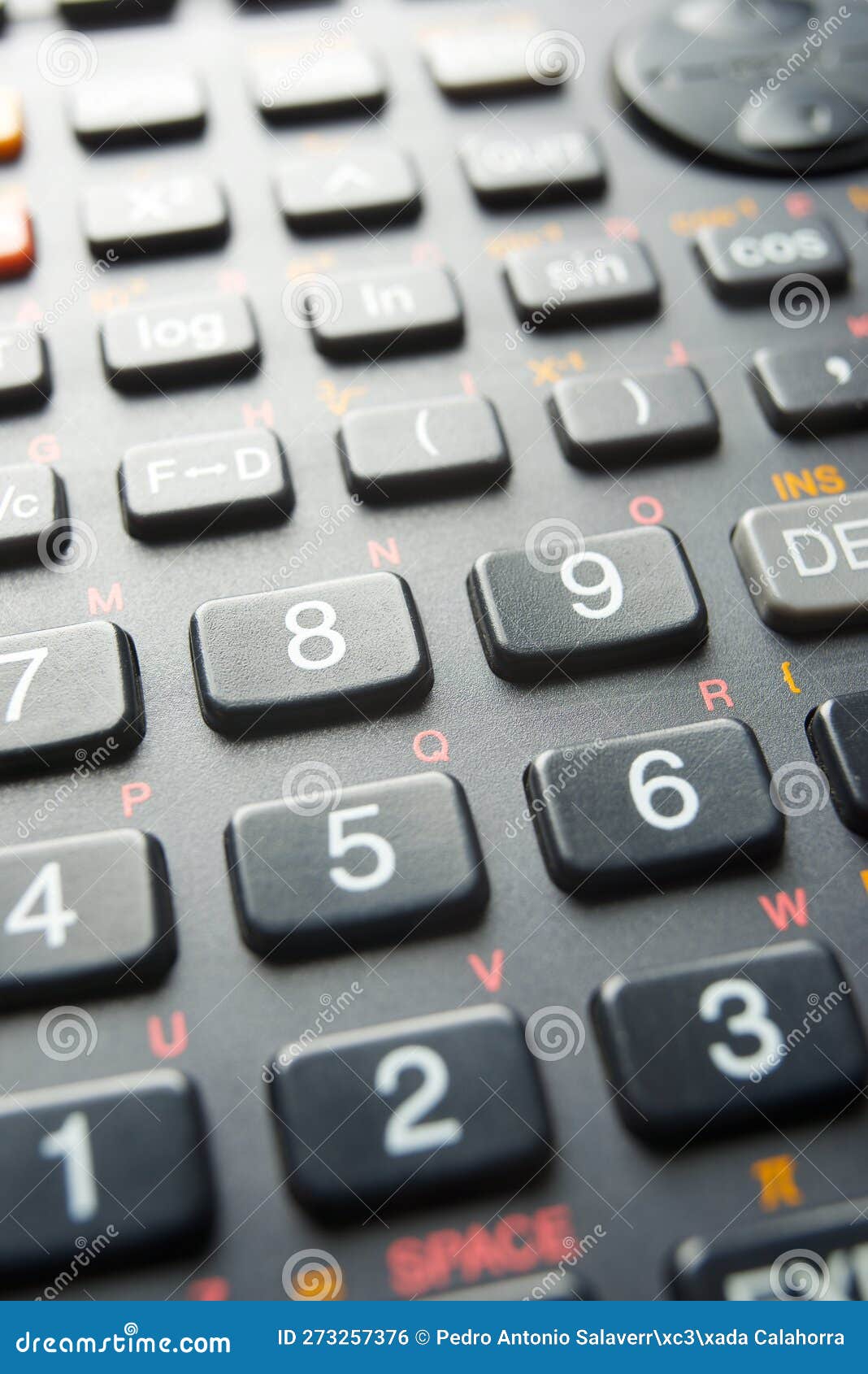 Close-up of a Scientific Calculator Stock Photo - Image of scientific ...