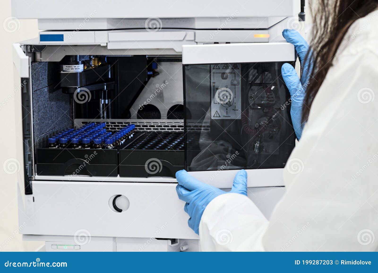 Auto Sampler And Injection Part Of HPLC System. Analytical Chemistry ...