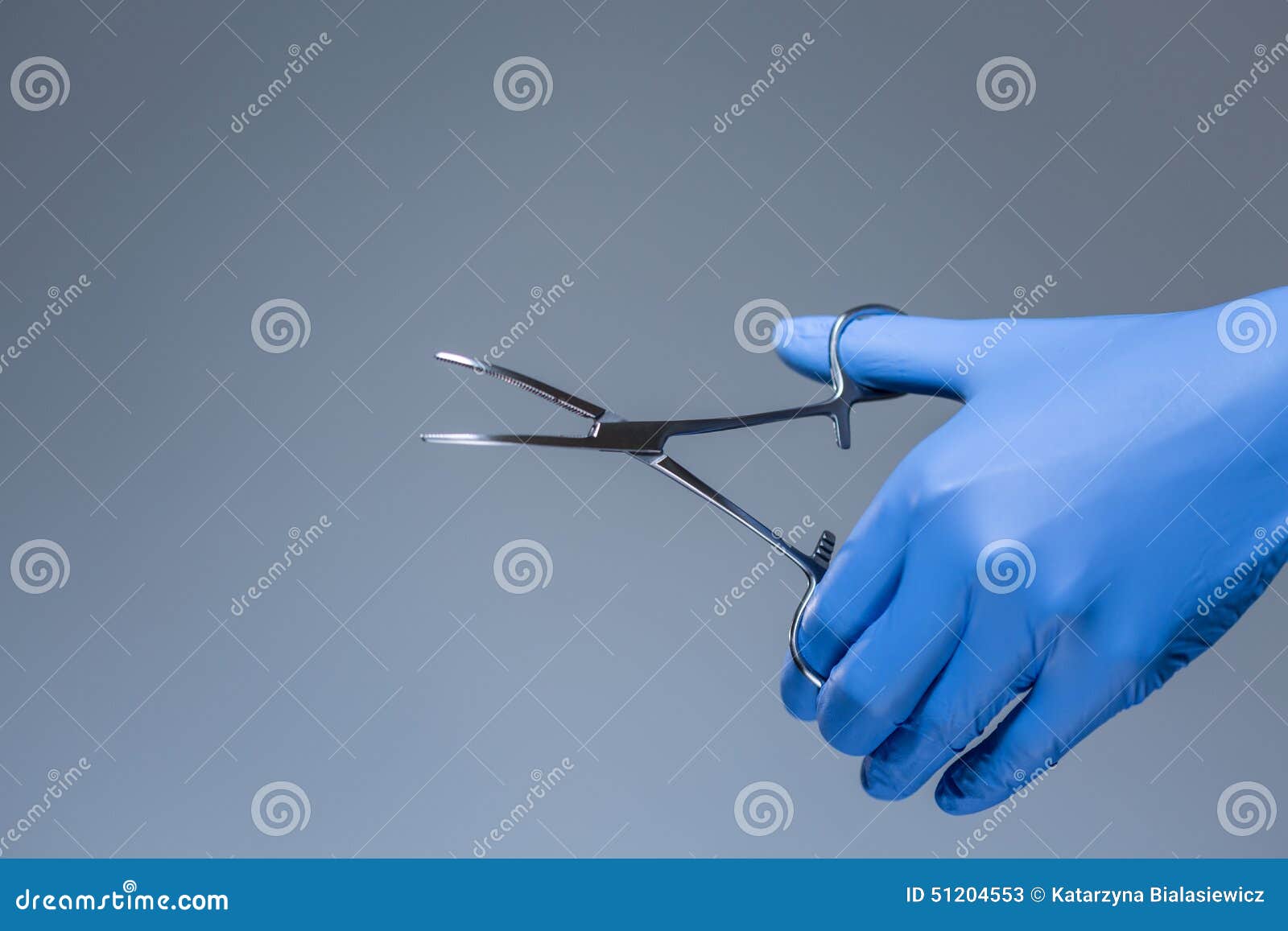 Close-up of Scissors in the Hand of Doctor Stock Image - Image of ...