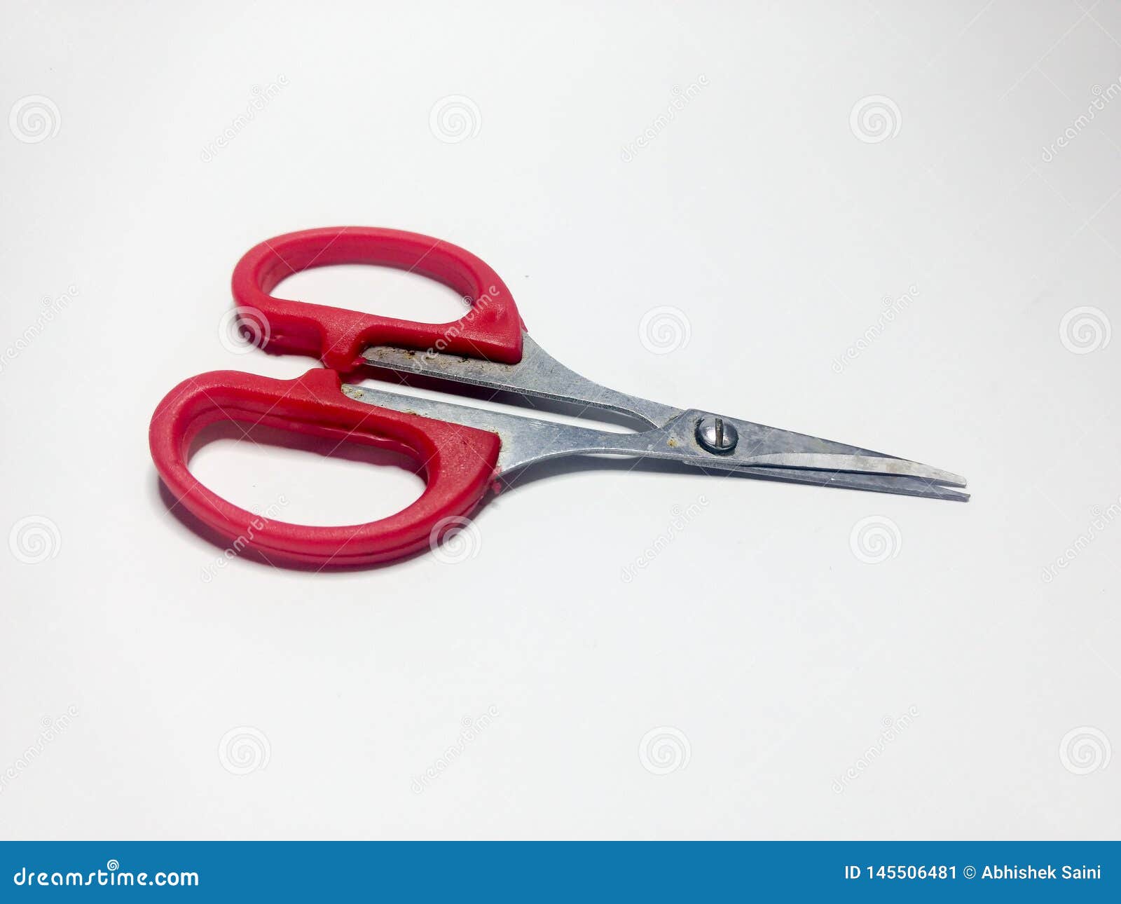 Close Up of Scissors Isolated on White Background Stock Image - Image ...