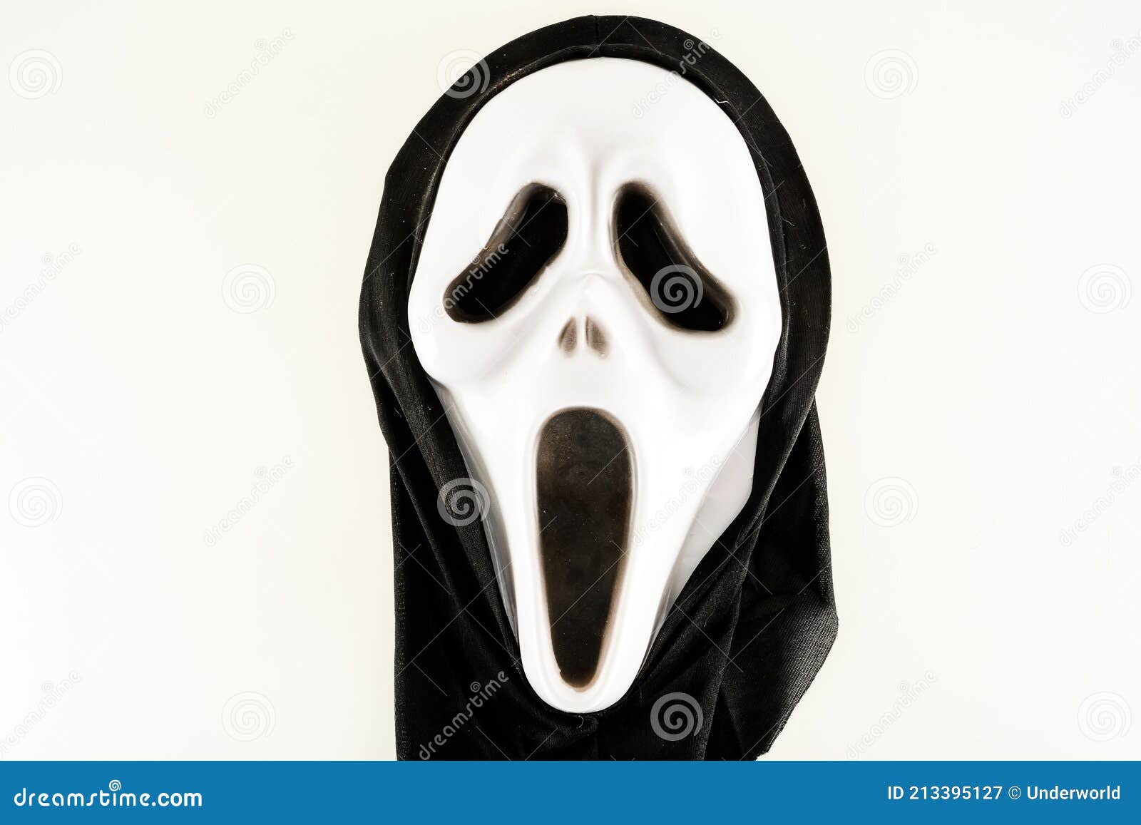 Close-up of Screaming Carnival Mask Stock Image - Image of fear, modern ...