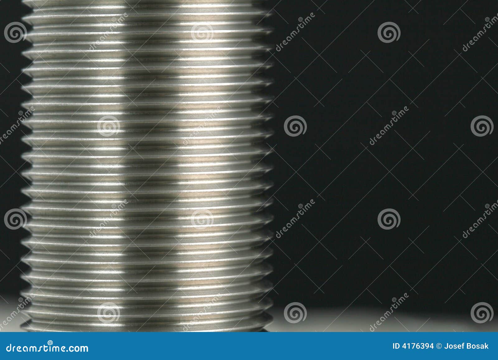 Close up of thread stock photo. Image of stainless, thread - 4176394