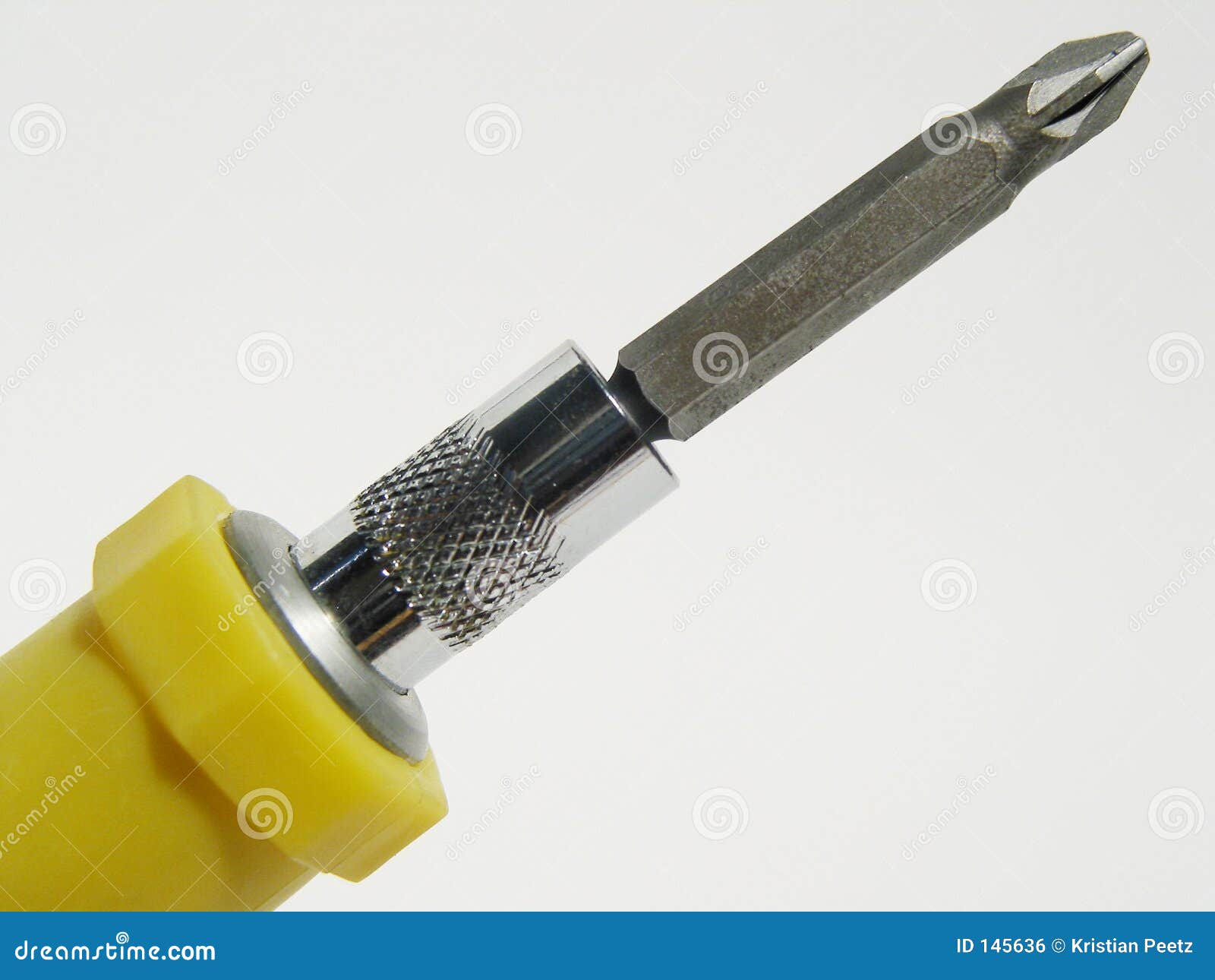 Close-up of a Screwdriver IV Stock Photo - Image of hobby, yellow: 145636