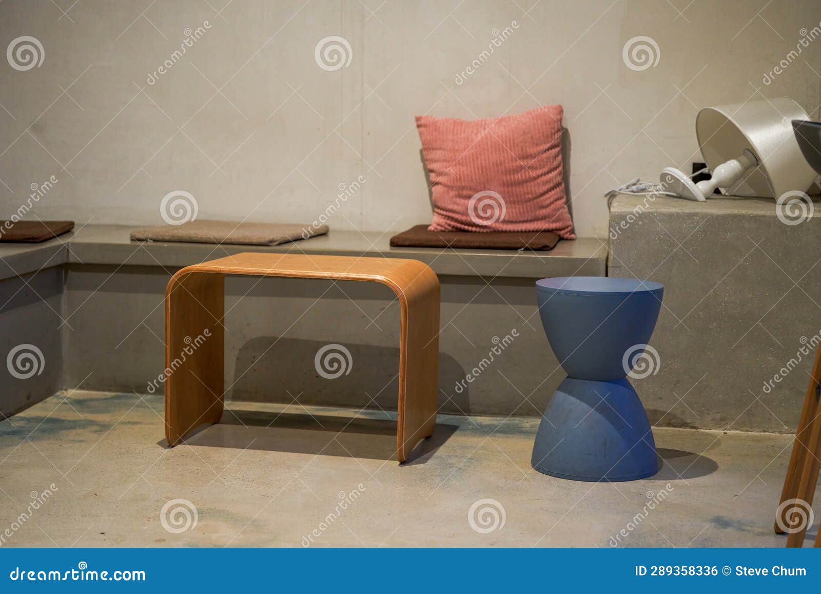 Close-up of Seating Area in a Cafe Stock Photo - Image of room, wooden ...