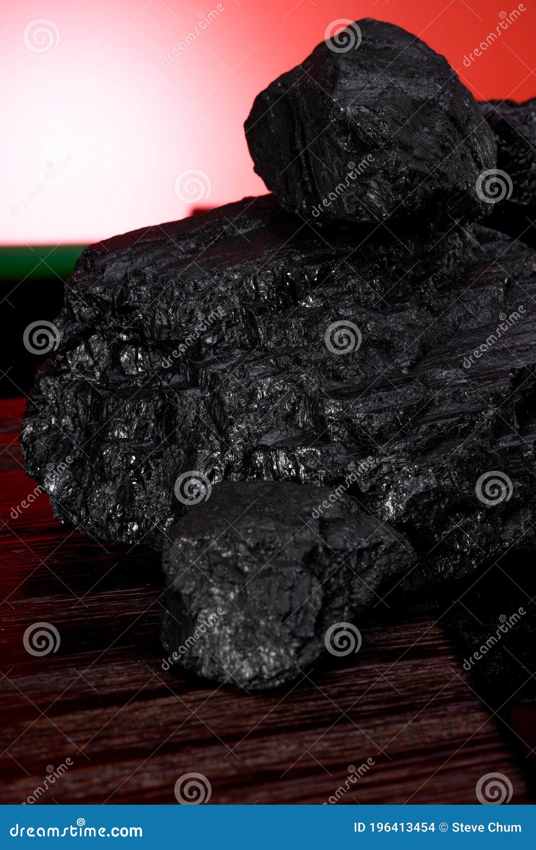 Close-up of a Section of a Pile of Coal, Fine Black Coal Section ...