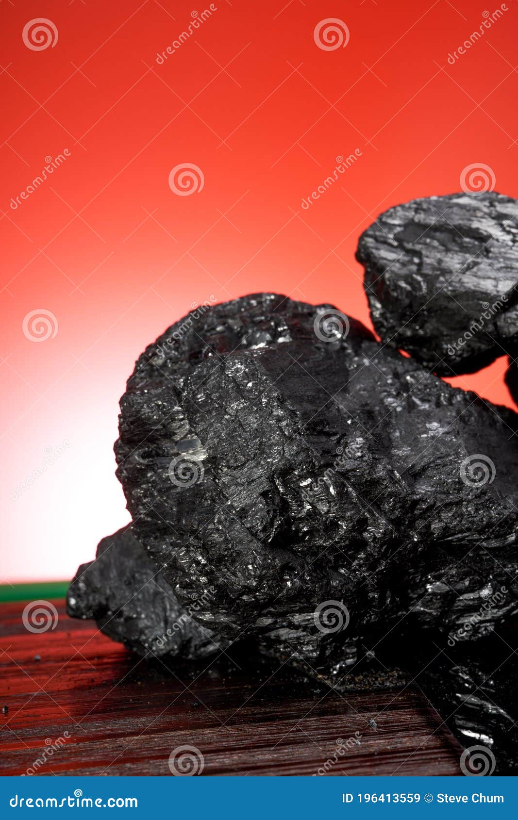 Close-up of a Section of a Pile of Coal, Fine Black Coal Section ...