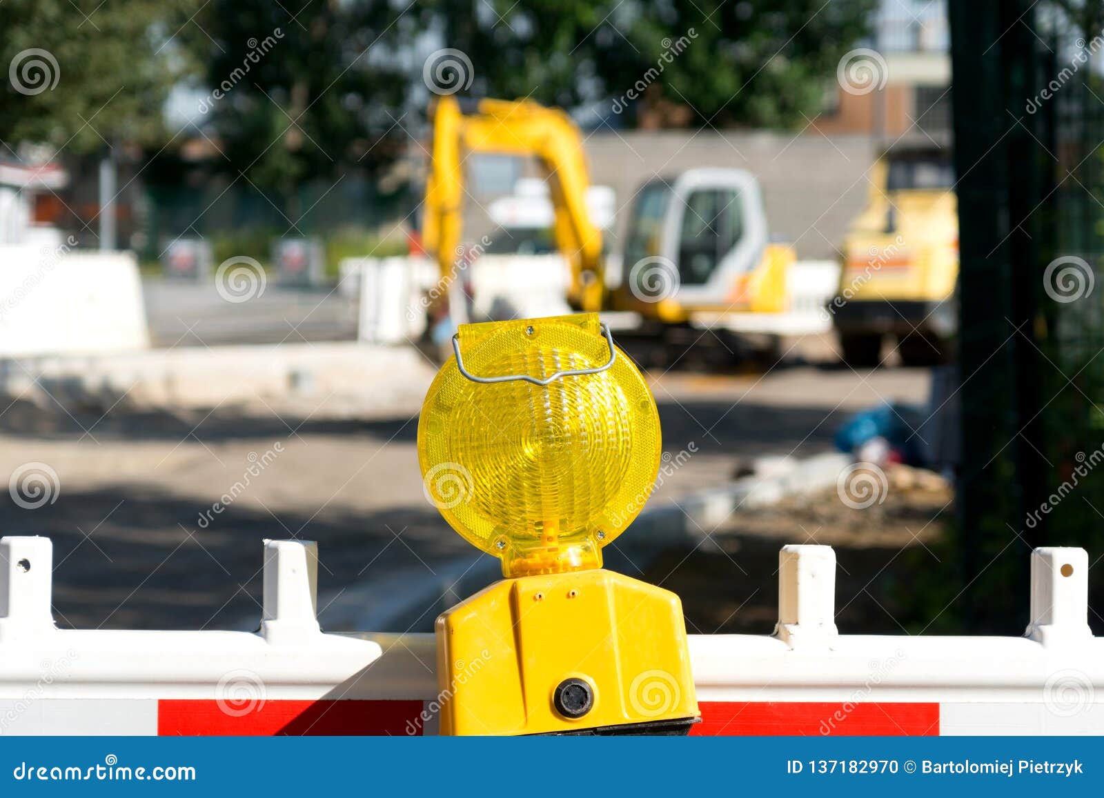 Securing a Construction Site Stock Photo - Image of road, removal ... Securing a Construction Site Stock Photo - Image of road, removal ...