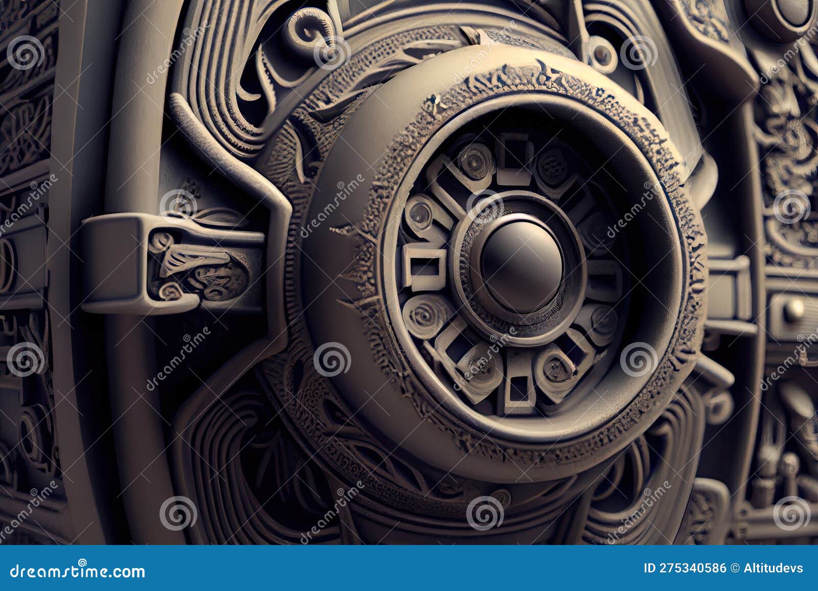 Close-up of a Security Camera, Showing the Intricate Details of Its ...
