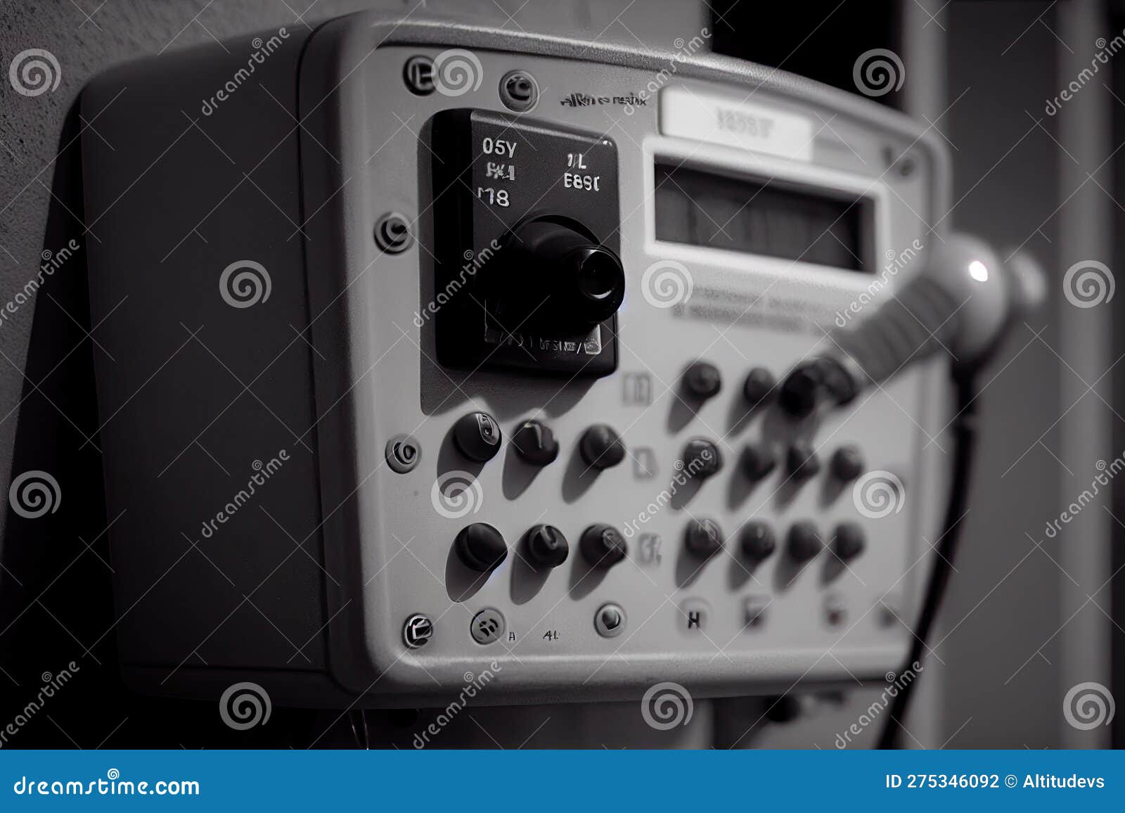 Close-up of Security Camera, with View of Keypad and Pin Number Visible ...