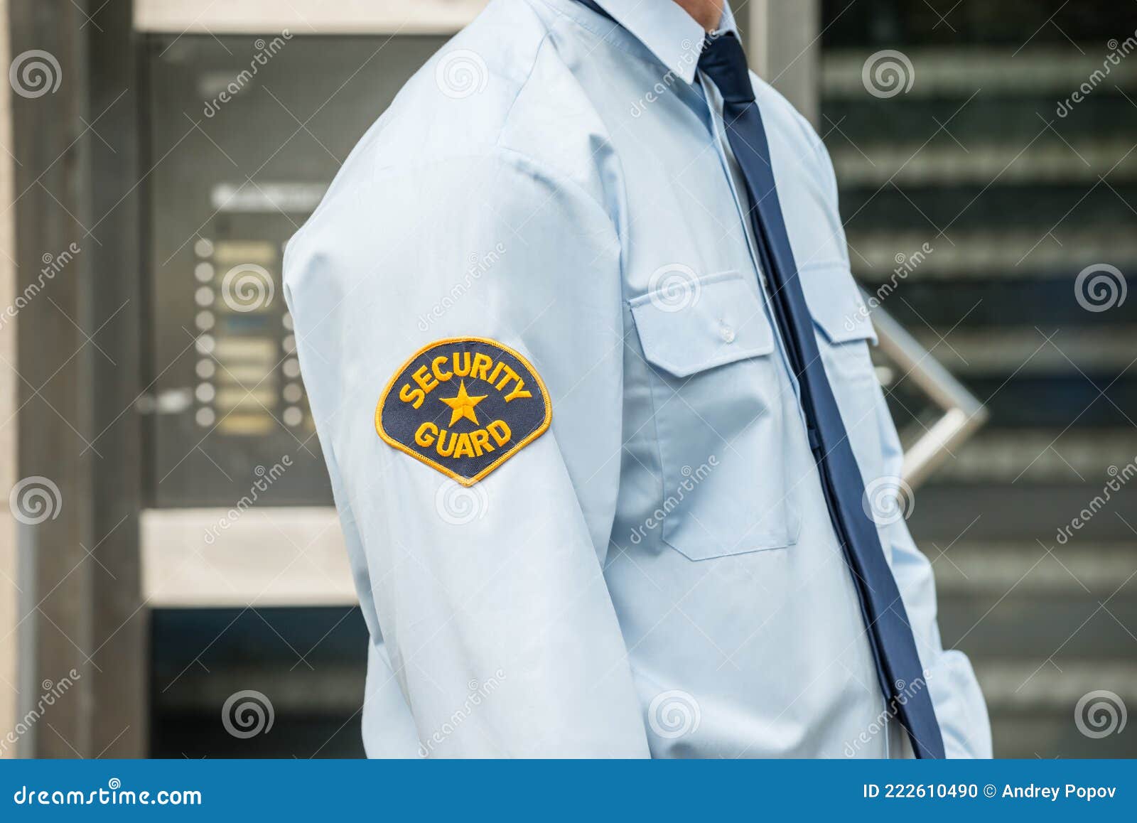 Close-up of Security Guard stock photo. Image of bodyguard - 222610490