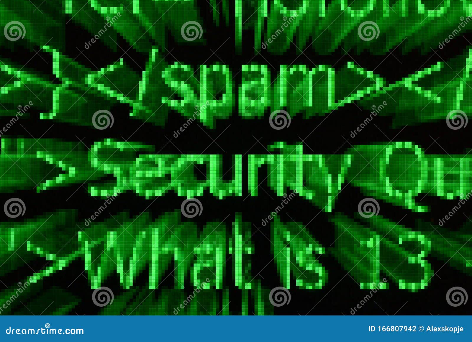 Security Pixel Text Concept Stock Photo - Image of keyhole, display ...