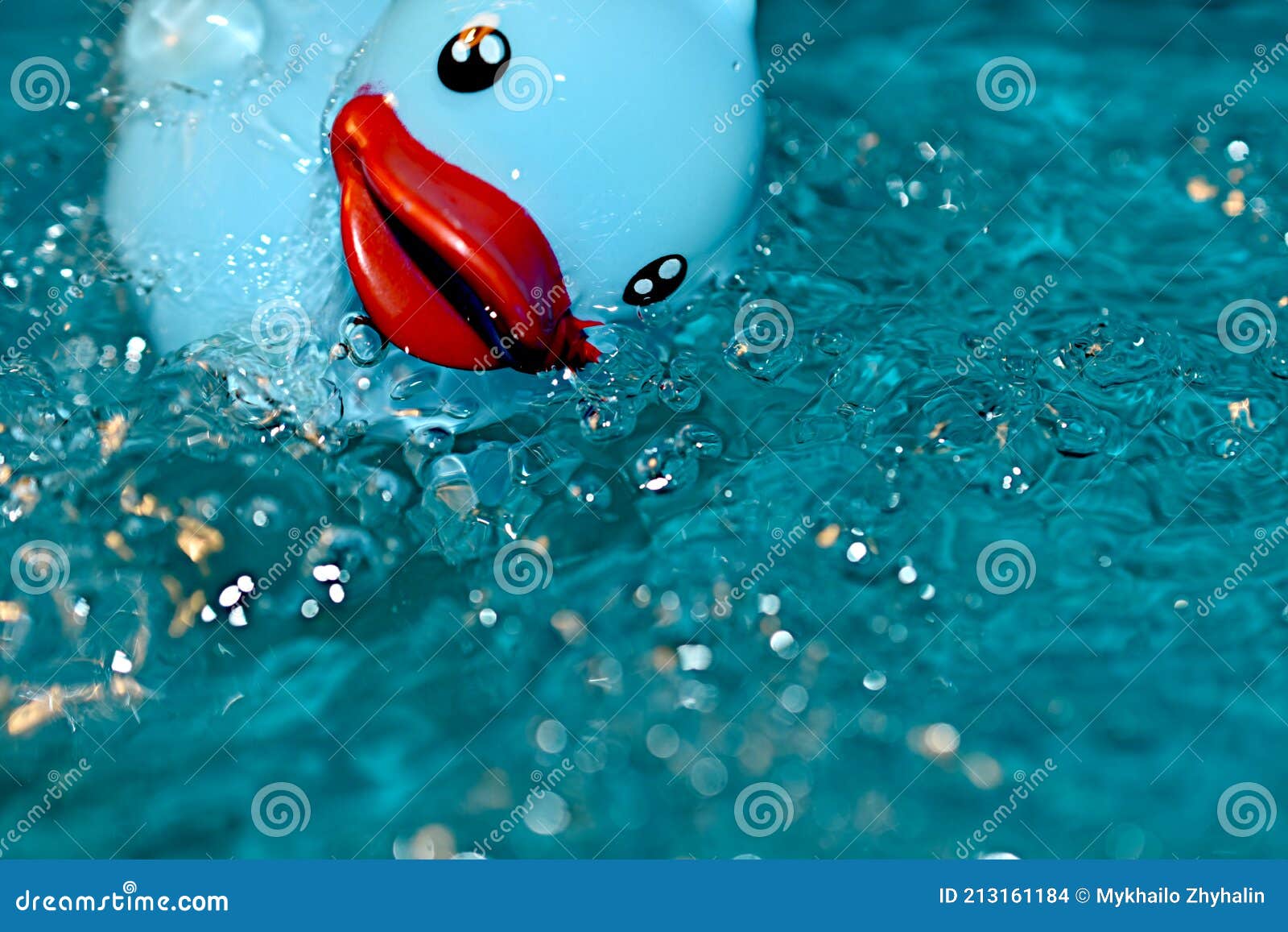 A Close-up of the Seething Water Surface Stock Photo - Image of detail ...