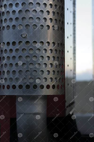 Close up on a Semi Pipe stock photo. Image of pipe, round - 600992