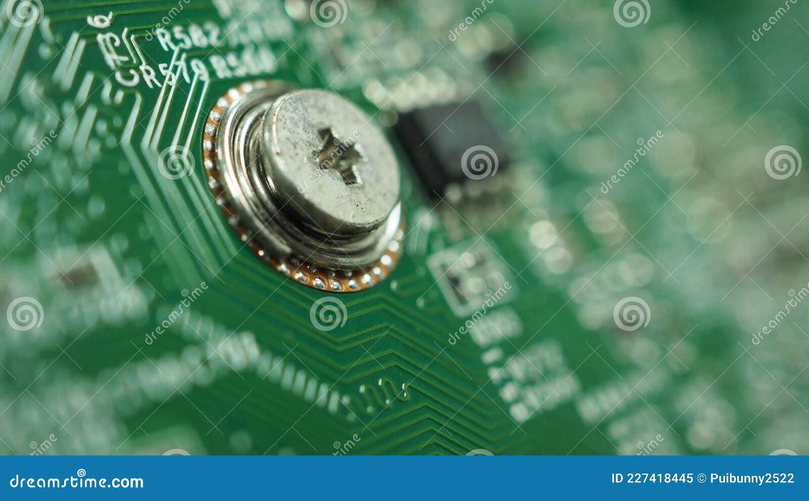 Close Up of Semiconductor or Main Board or Computer Chip Stock Image ...
