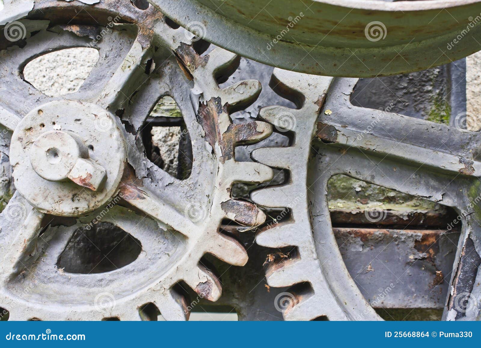 Close-up of a Set of Metallic Gear Stock Photo - Image of mechanics ...