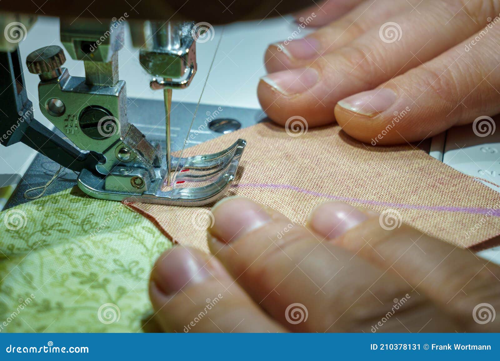 Close Up of a Sewing Machine Stock Image - Image of custom, creative ...