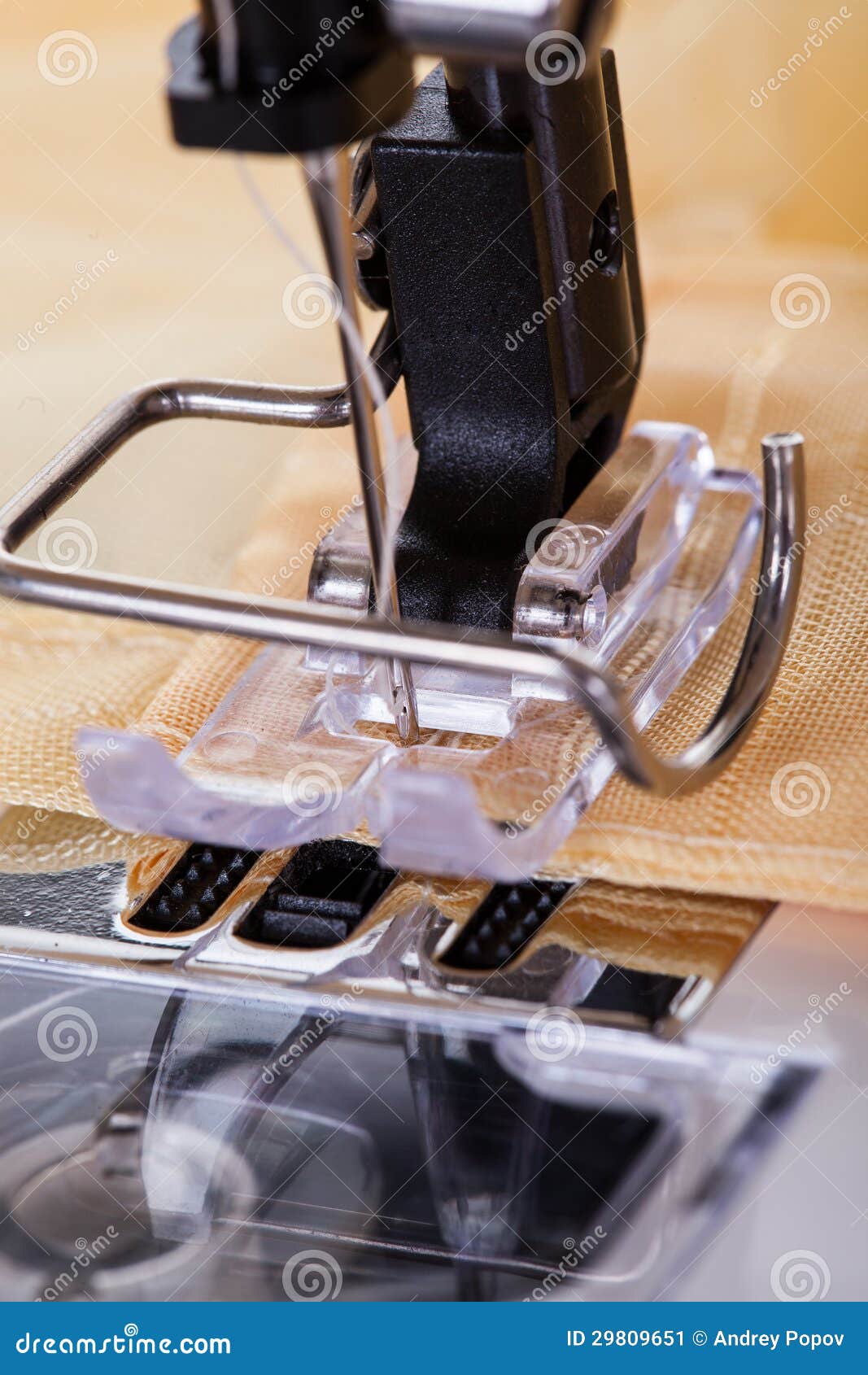 Close-up of sewing machine stock image. Image of closeup - 29809651