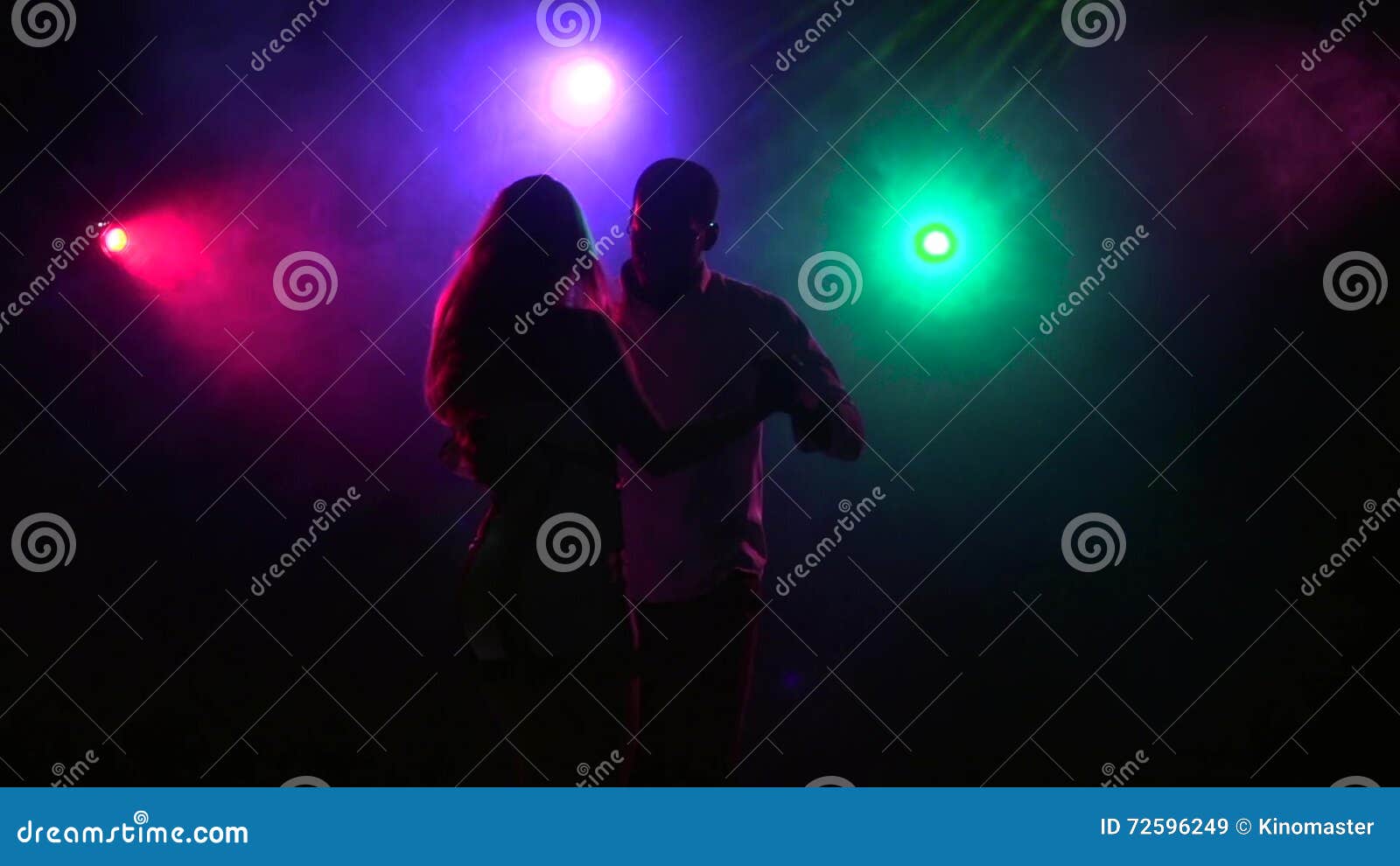 Close Up Of Couple Dancing In Disco Style Slow Motion Stock Video
