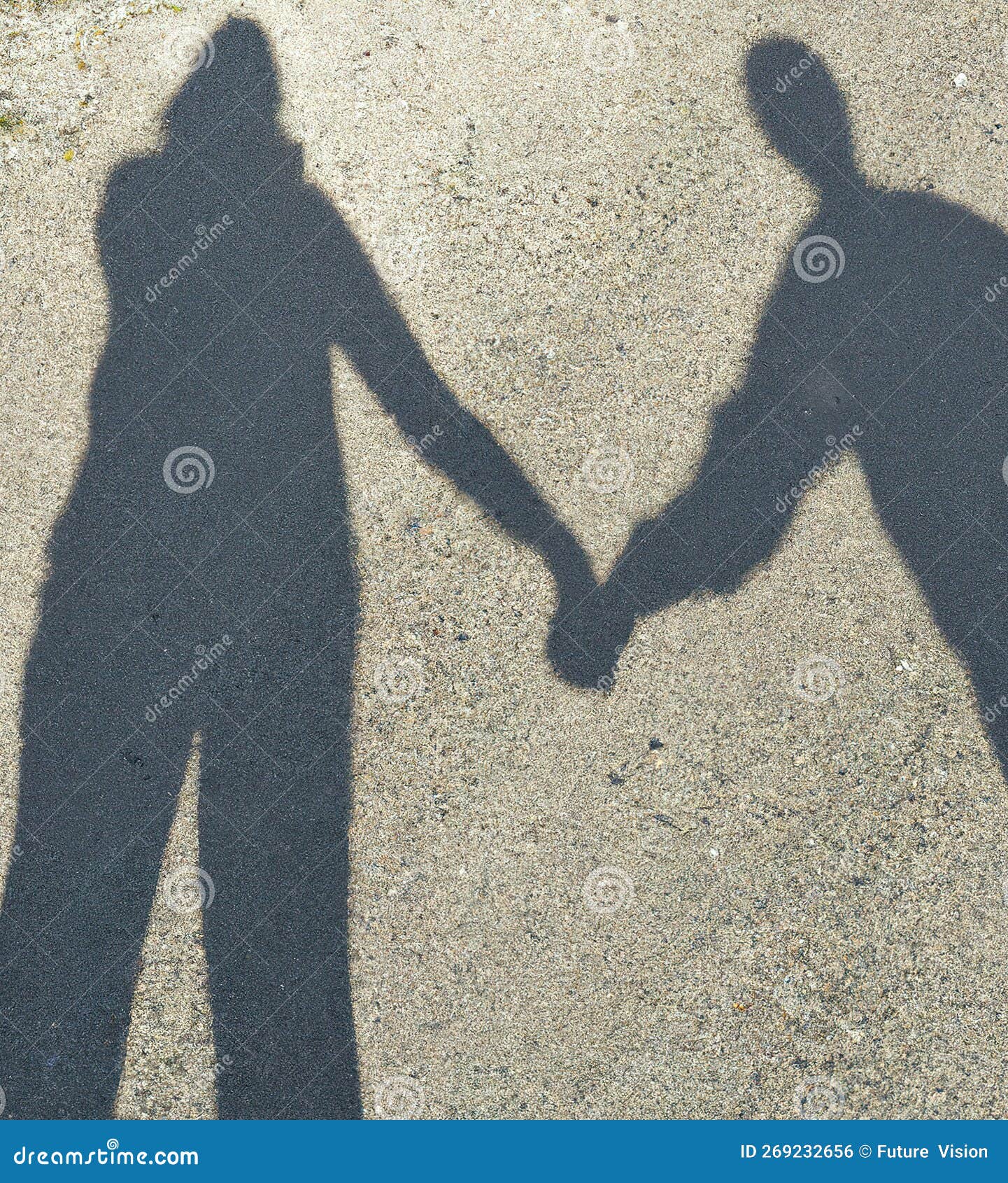 Close Up of Shadow of People Holding Hands Created Using Generative Ai ...