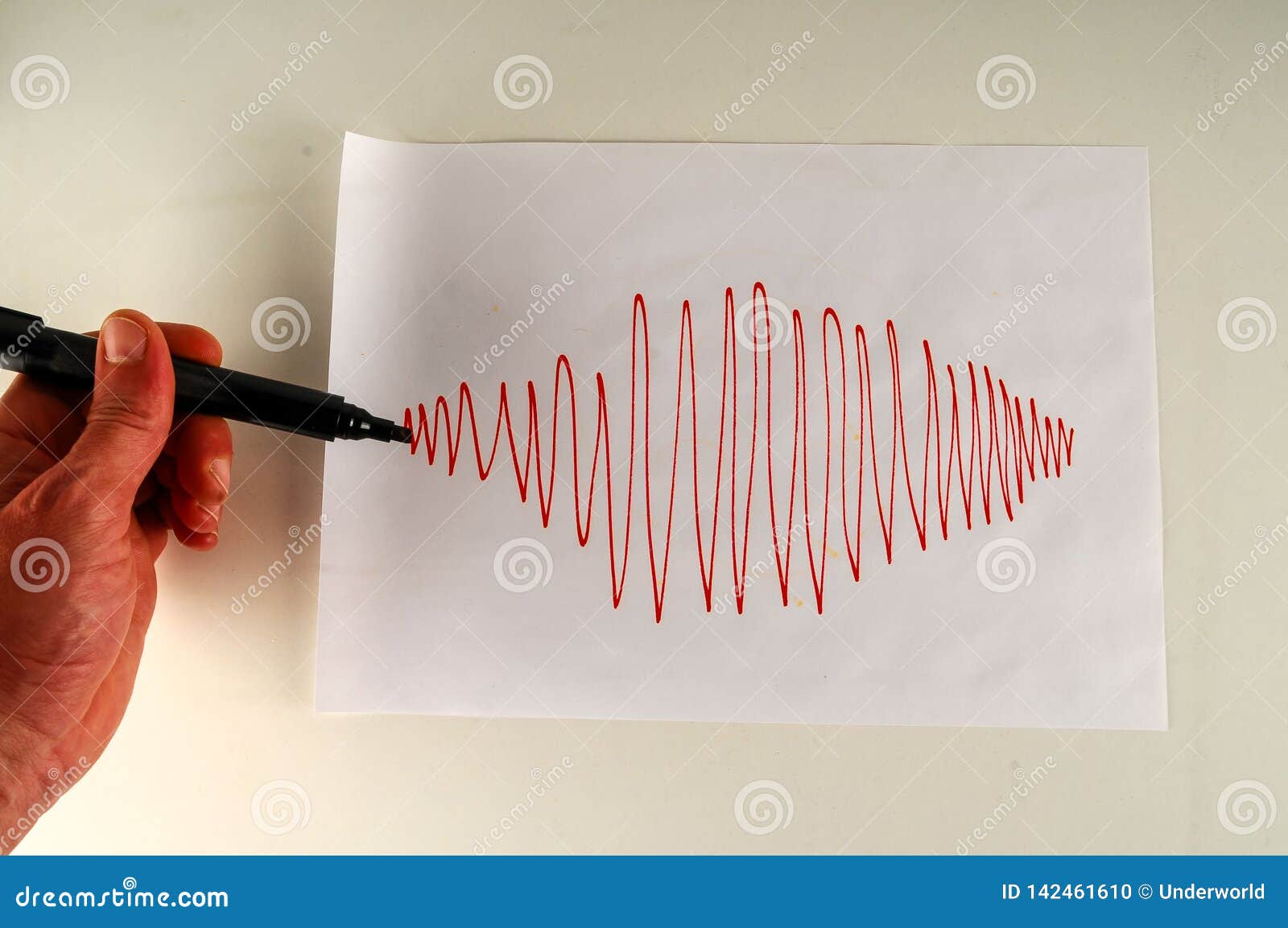 Close-up of Sheet with Drawing Stock Photo - Image of sheet, color ...