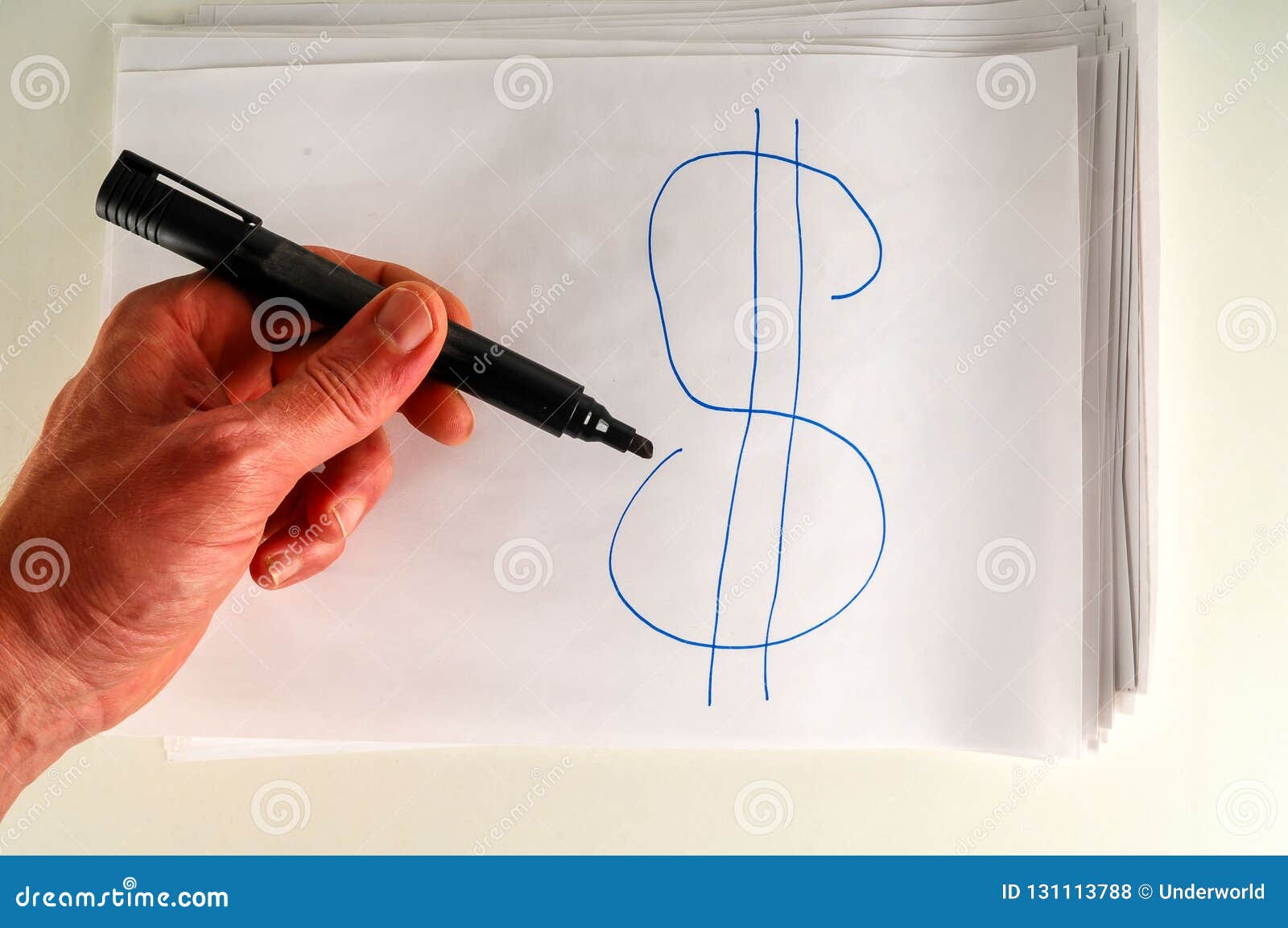 Close-up of Sheet with Drawing Stock Photo - Image of equipment, macro ...