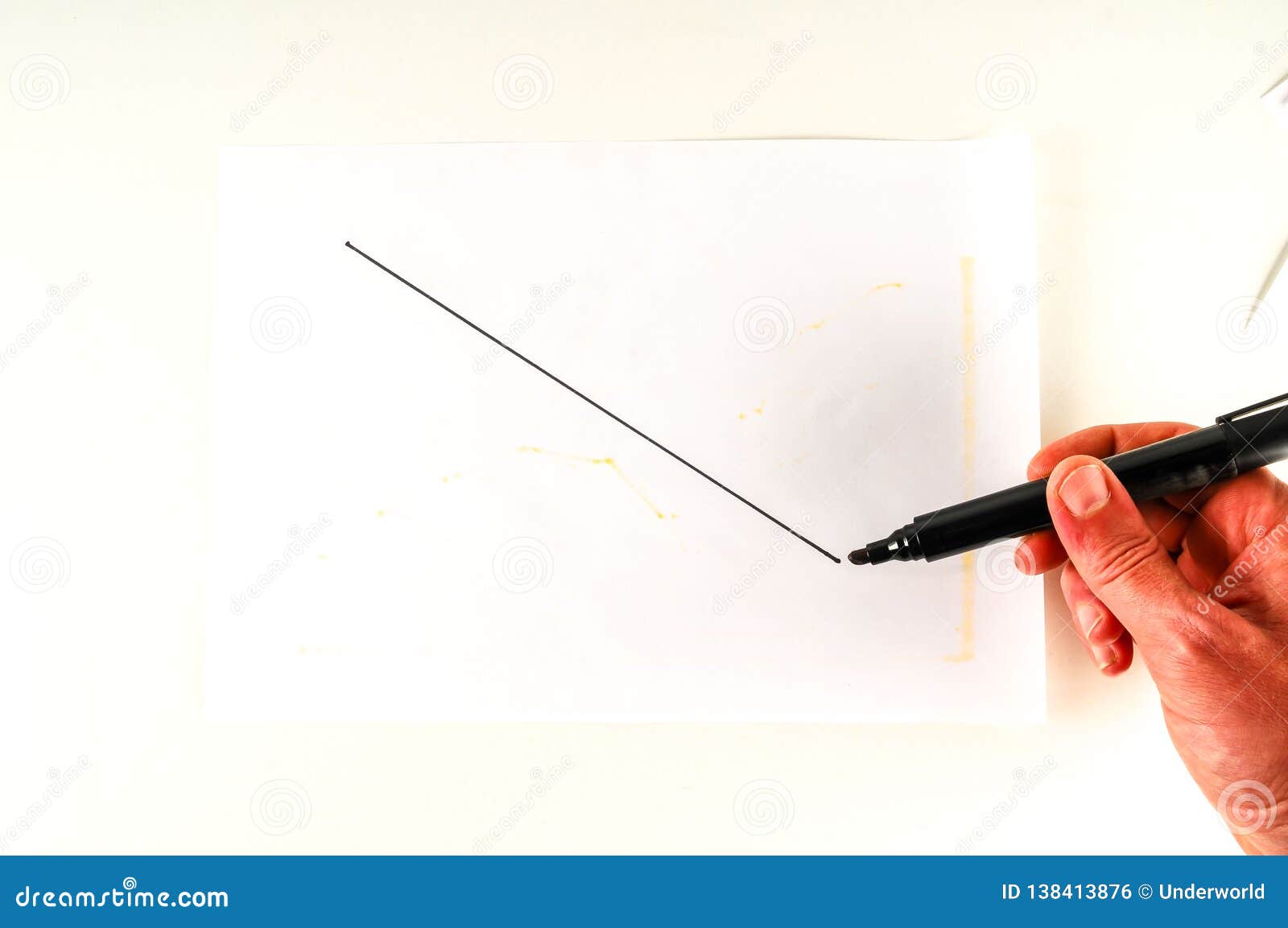 Close-up of Sheet with Drawing Stock Photo - Image of sheet, equipment ...