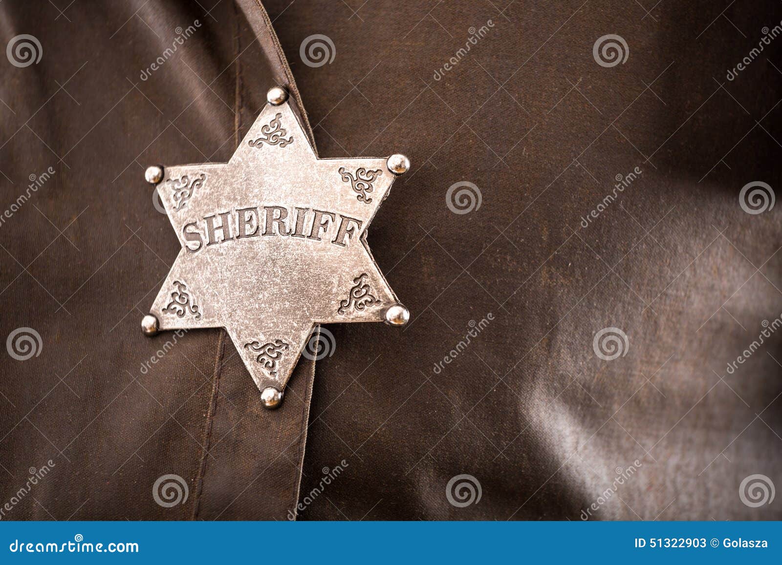 Close up of sheriff badge stock image. Image of protect - 51322903