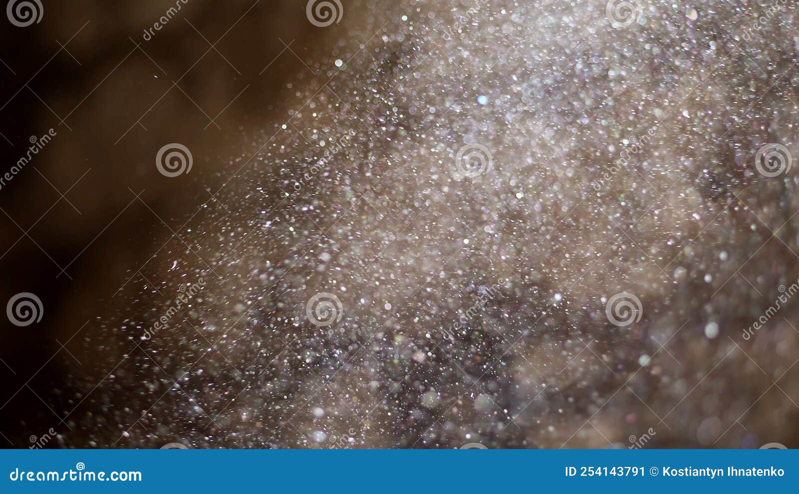 A Close-up of the Shining Dust Particles, in the Rays of Light, Motes ...