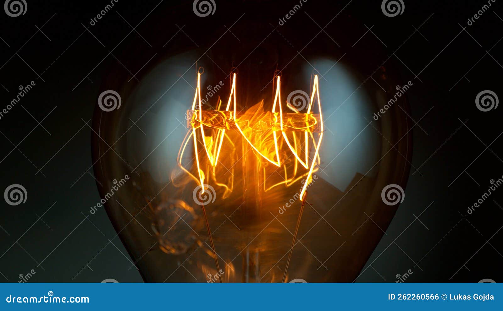 Close-up of Shining Light Bulb Stock Photo - Image of electricity ...