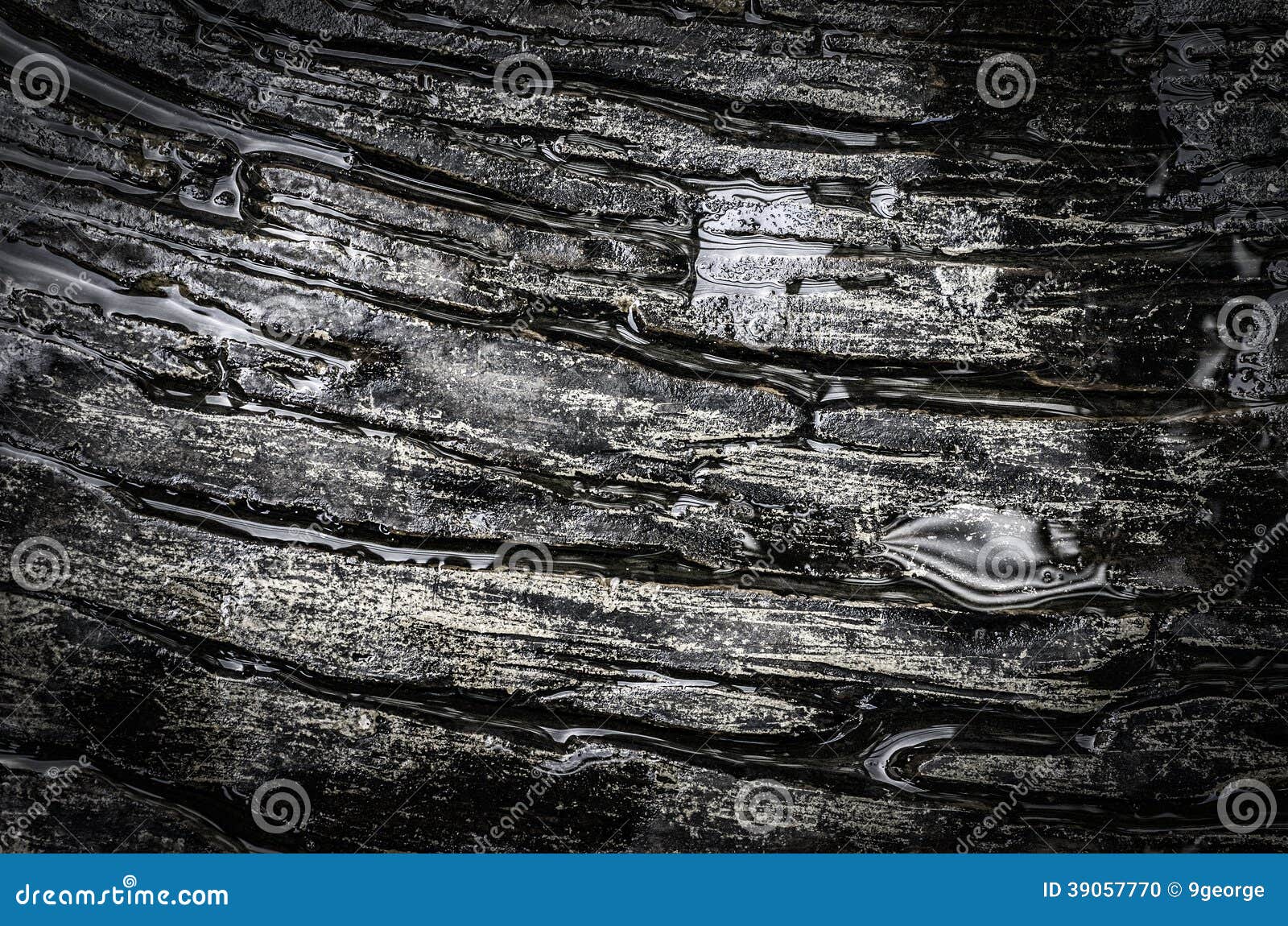 Close Up of Shiny Blank Slate.Studio Shot Stock Photo - Image of shale ...