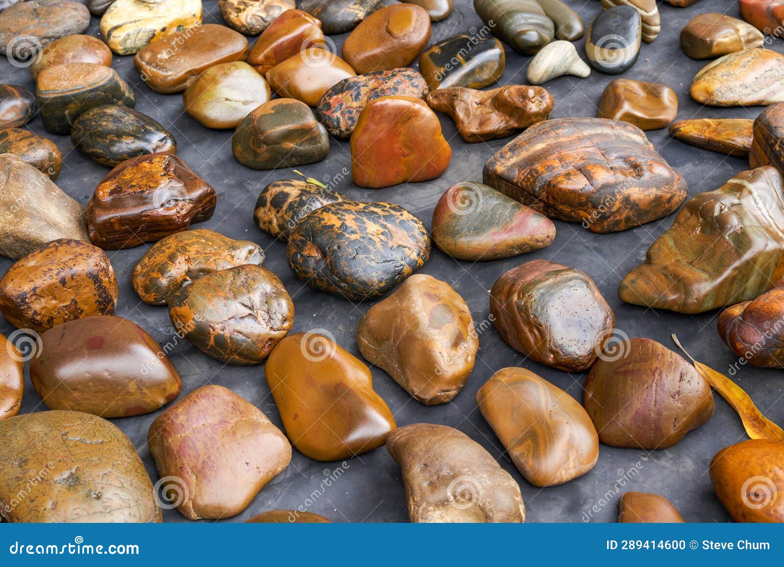 Close-up of Shiny Pile of Pebbles Stock Photo - Image of traditional ...